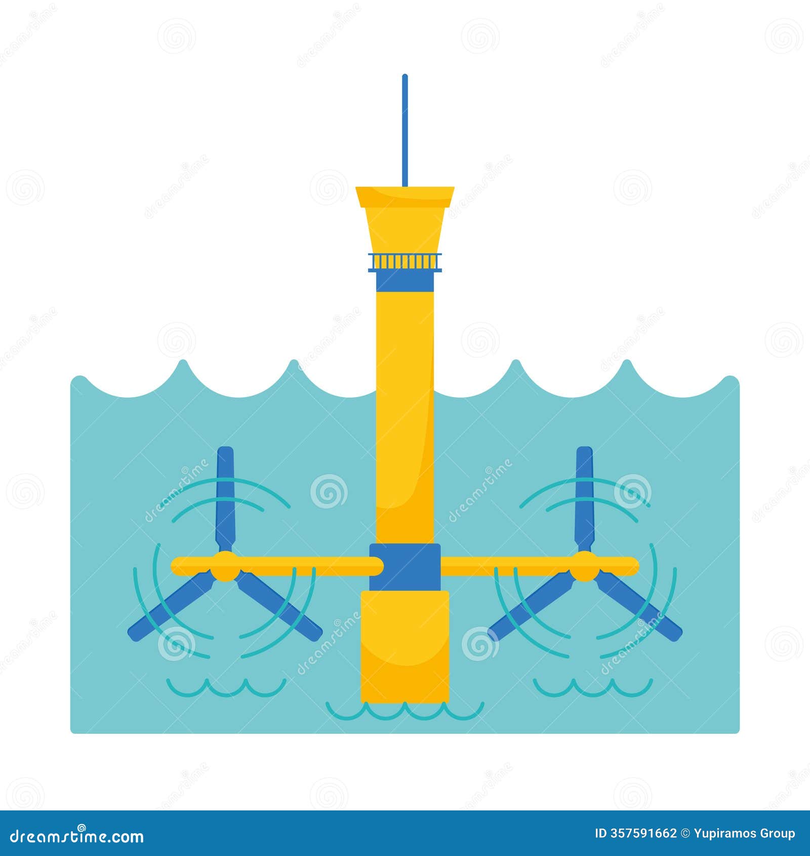 Tidal Power Plant. Form Of Hydropower That Converts The Energy Obtained ...