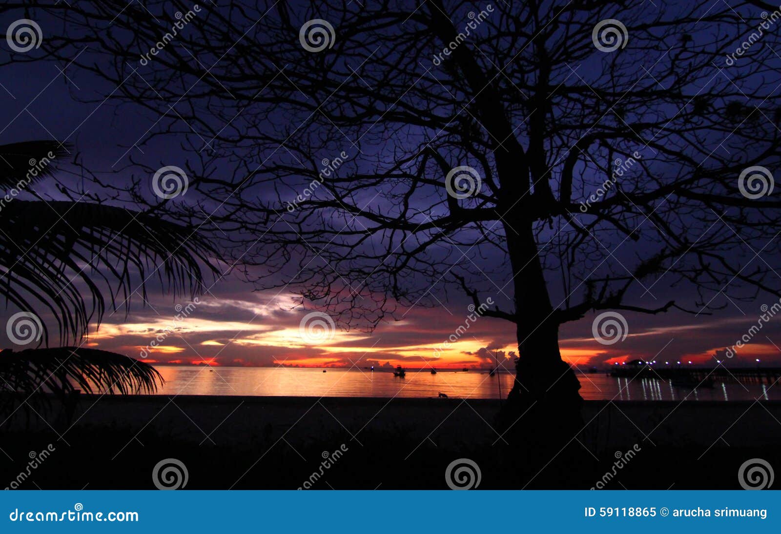 The Tidal Waves Struck Terror into Every Heart Stock Image - Image of ...