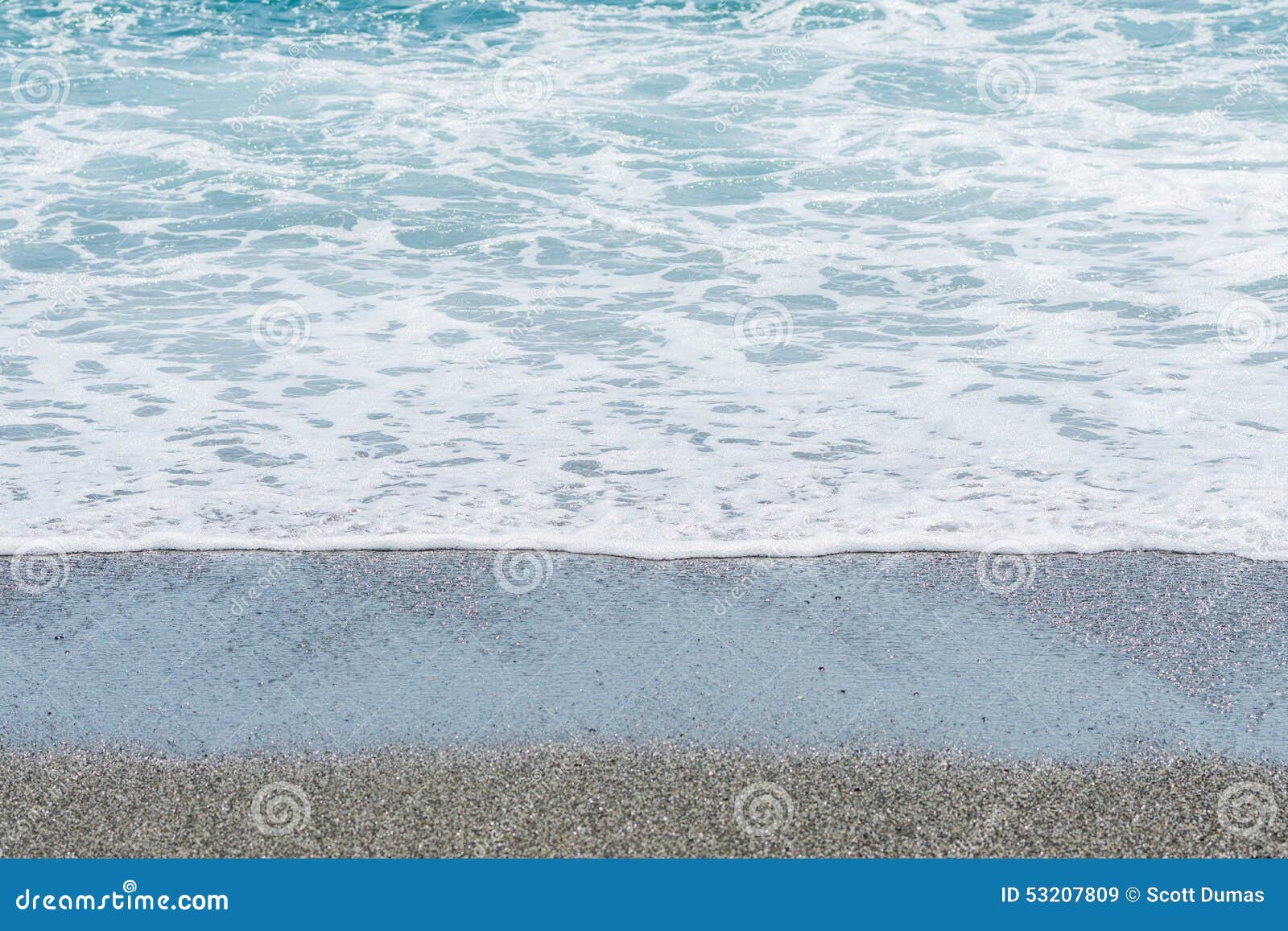Tide Coming in stock image. Image of sand, tide, splash - 53207809