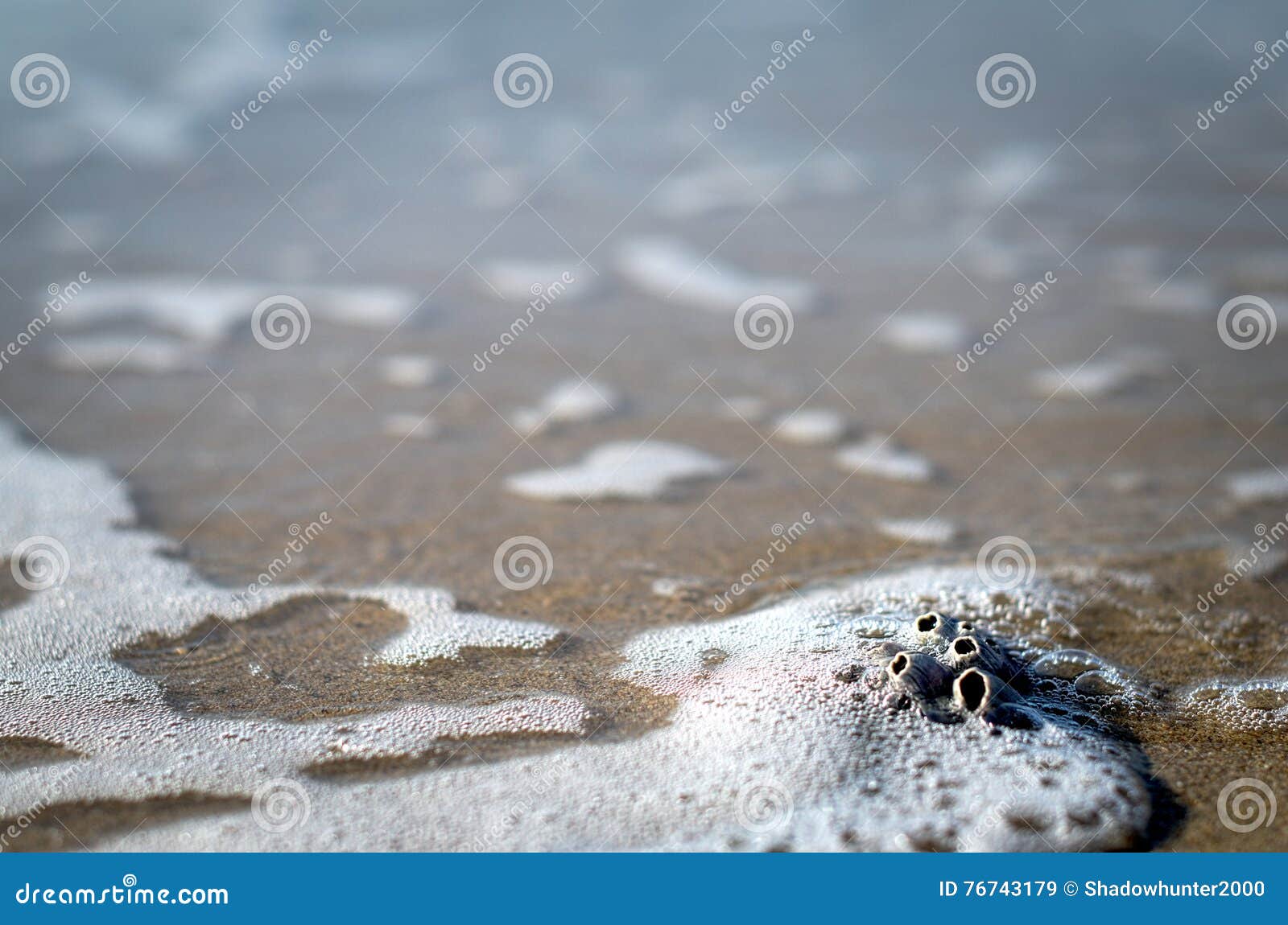 Tide Coming On Beach In Croatia, Path Around The Sea With Splashing ...