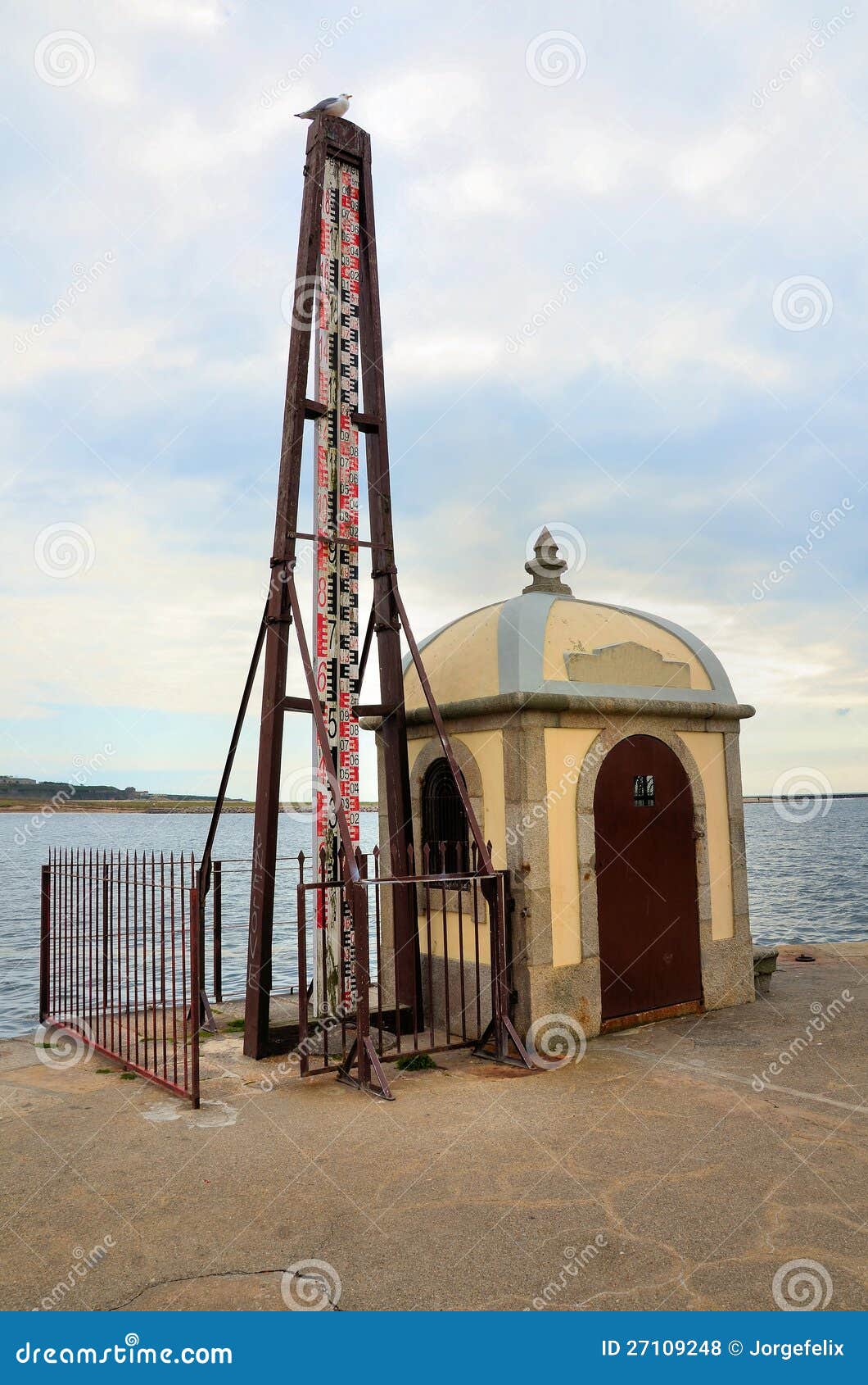Tide meter stock photo. Image of historic, instrument - 27109248