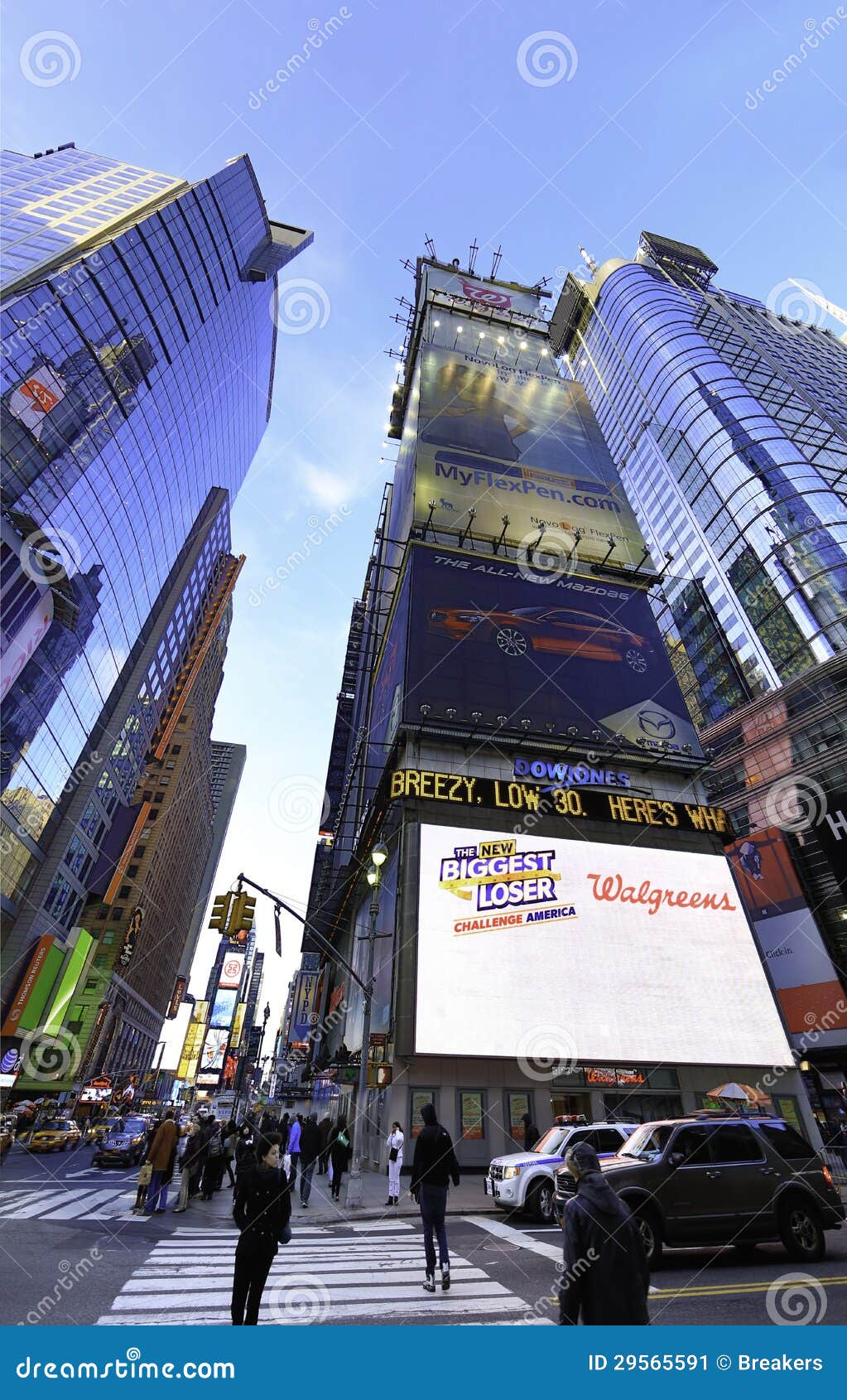 Tider kvadrerar New York redaktionell bild. Bild av marknad - 29565591