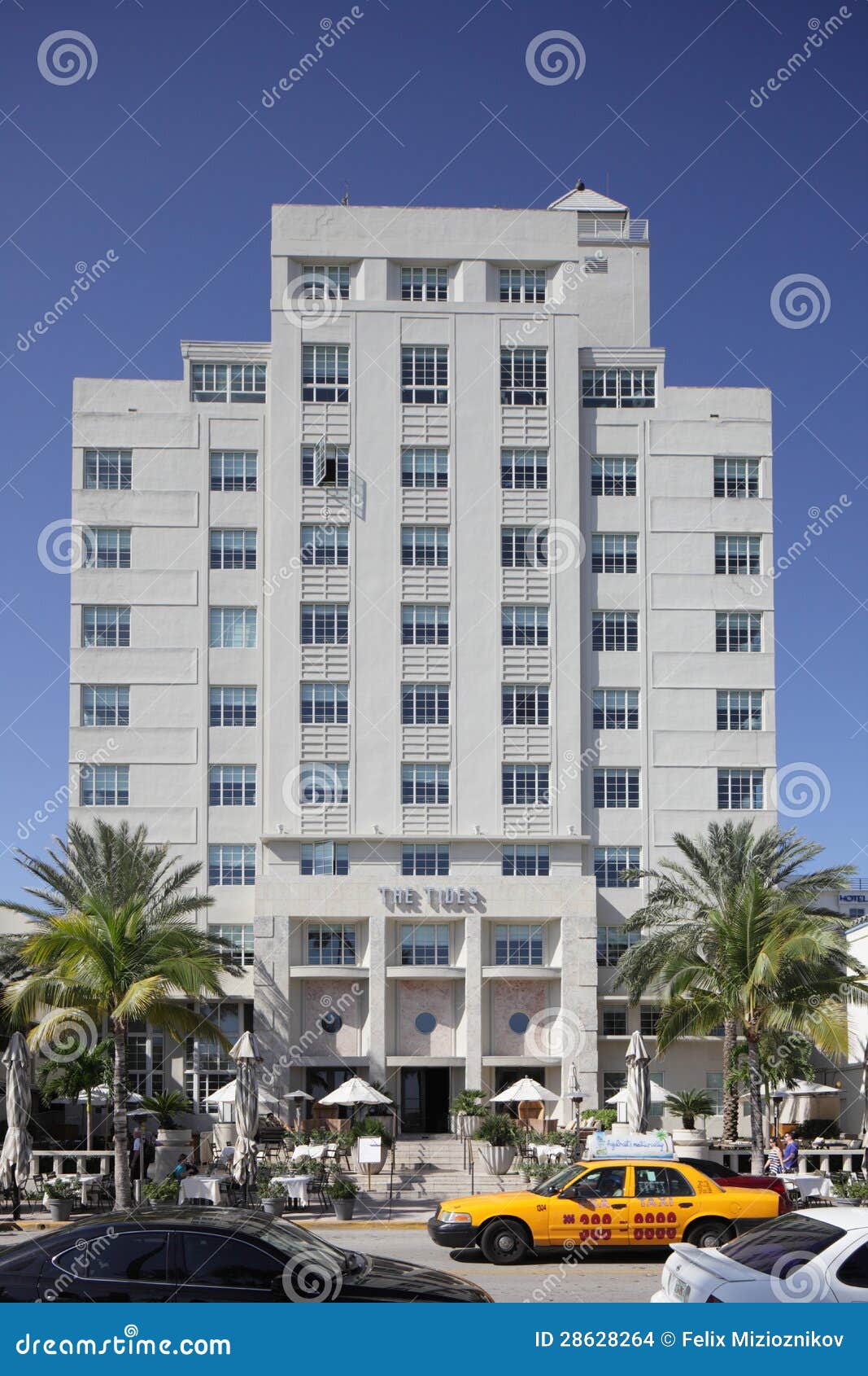 The Tides Hotel Ocean Drive Editorial Stock Image - Image of apartment ...