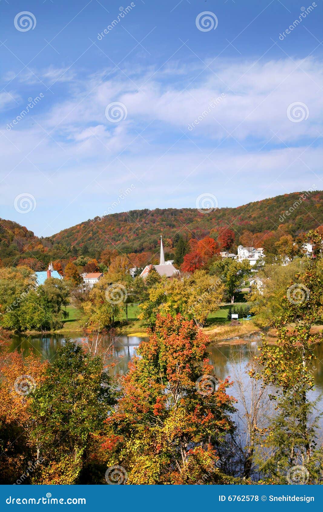 Tidioute stock photo. Image of trees, fields, morning - 6762578