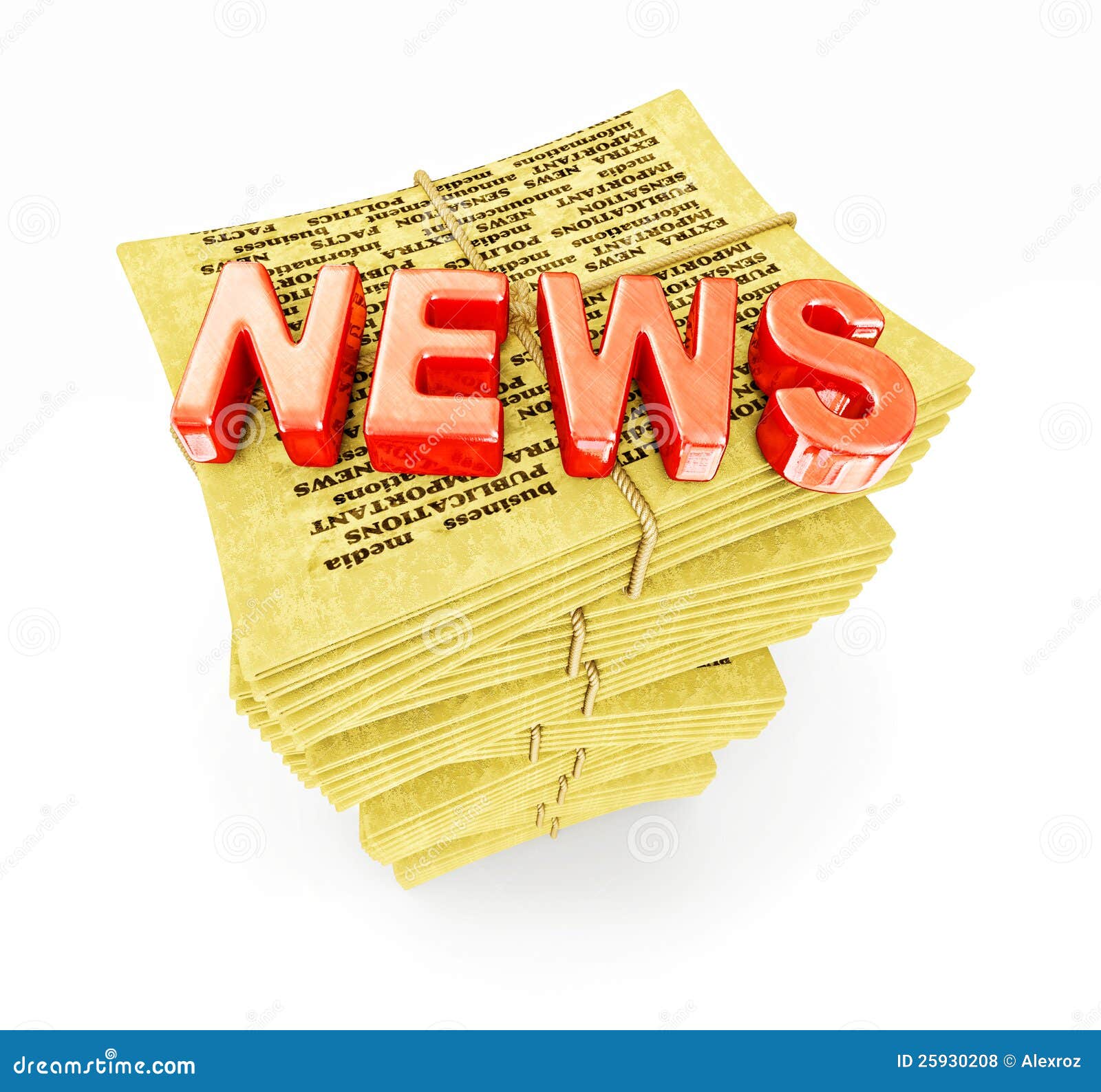 Tidning stock illustrationer. Illustration av medel, abstrakt - 25930208