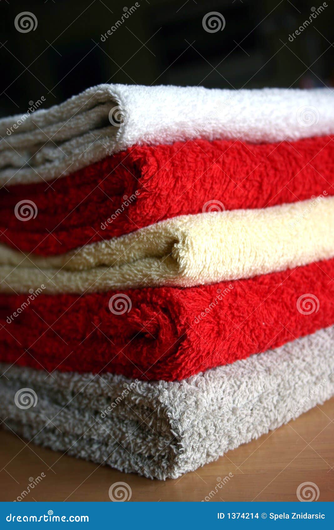 Tidy Towels stock photo. Image of beach, laundromat, cotton - 1374214