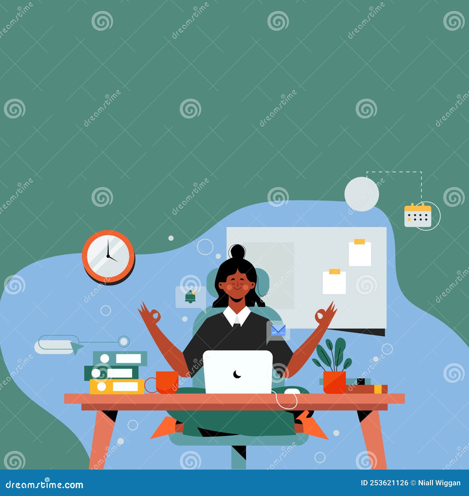 Tidy Workspace Setup, Smart Office Arrangement, Study Table, Taking ...