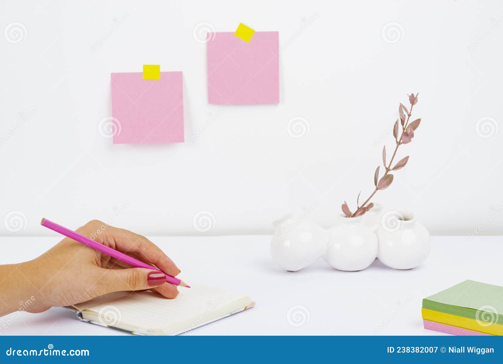 Tidy Workspace Setup, Writing Desk Tools Equipment, Smart Office ...