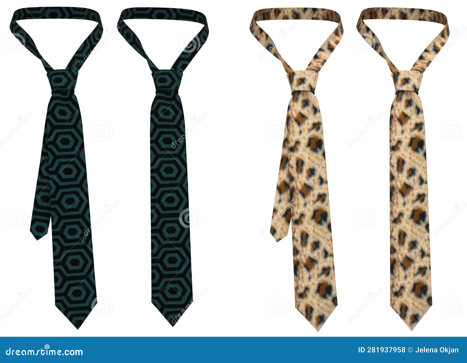 Tie. Business Neck Ties. Isolated Tie Stock Photo - Image of clothing ...