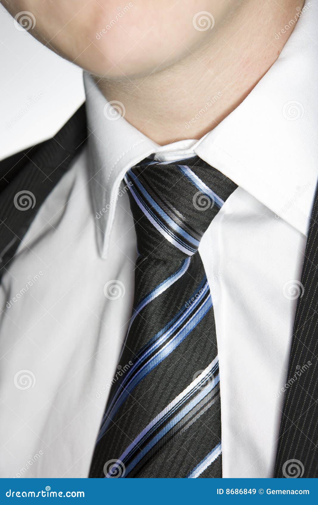 Tie close up stock image. Image of dressy, dressed, striped - 8686849