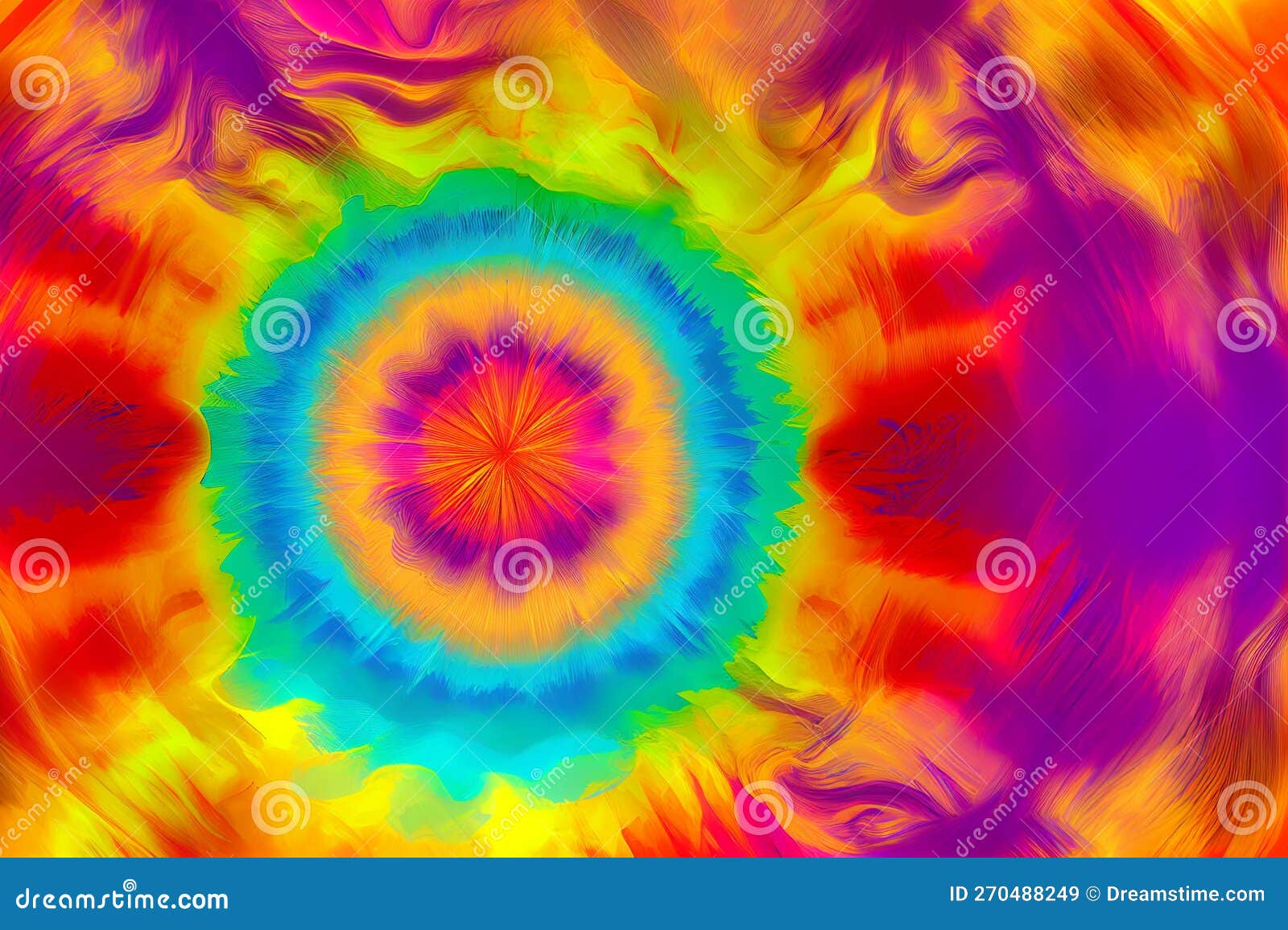 Tie Die Pattern with Vibrant Colours, Hippy Fabric Pattern Stock ...