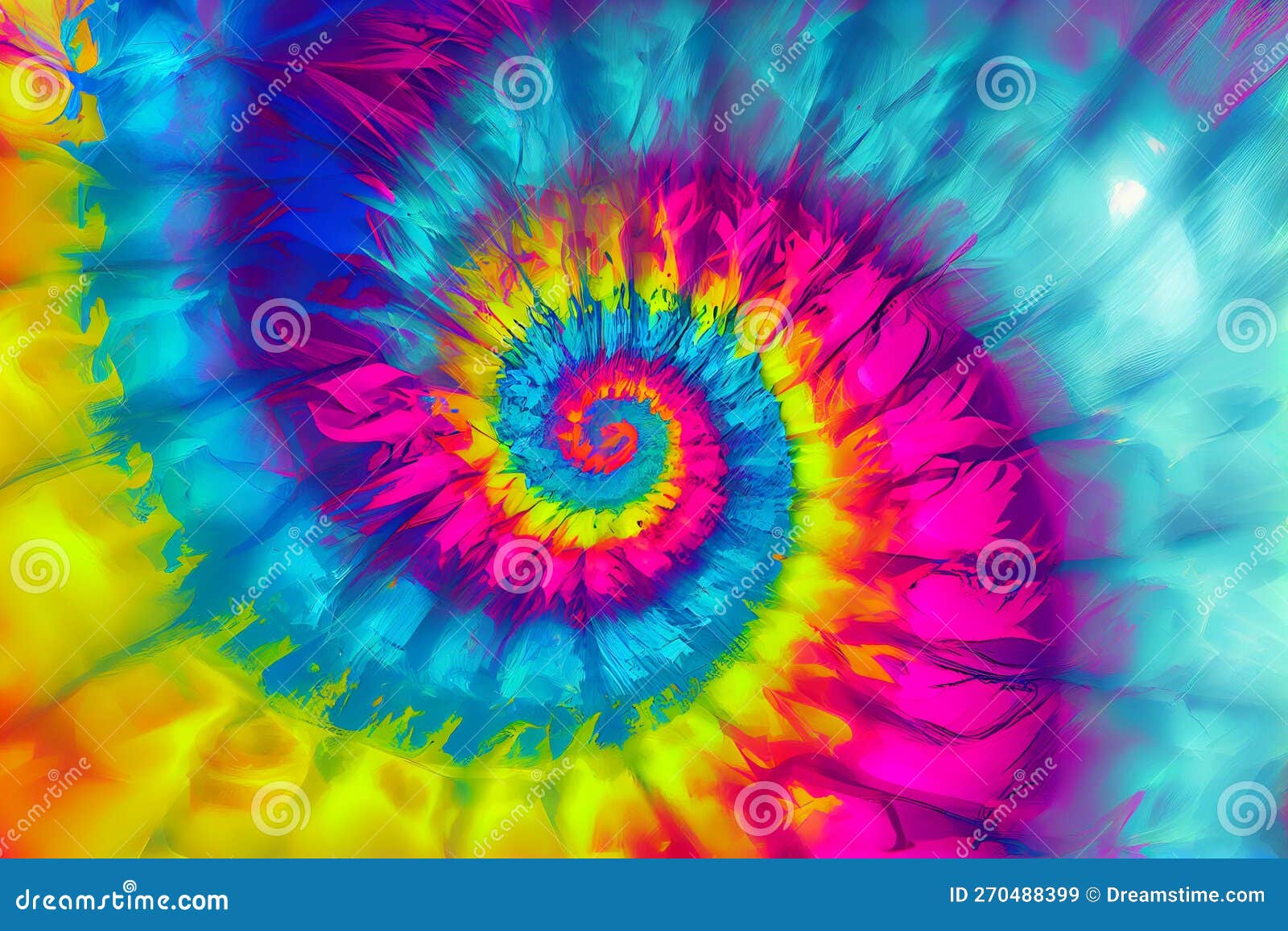 Tie Die Pattern with Vibrant Colours, Hippy Fabric Pattern Stock ...
