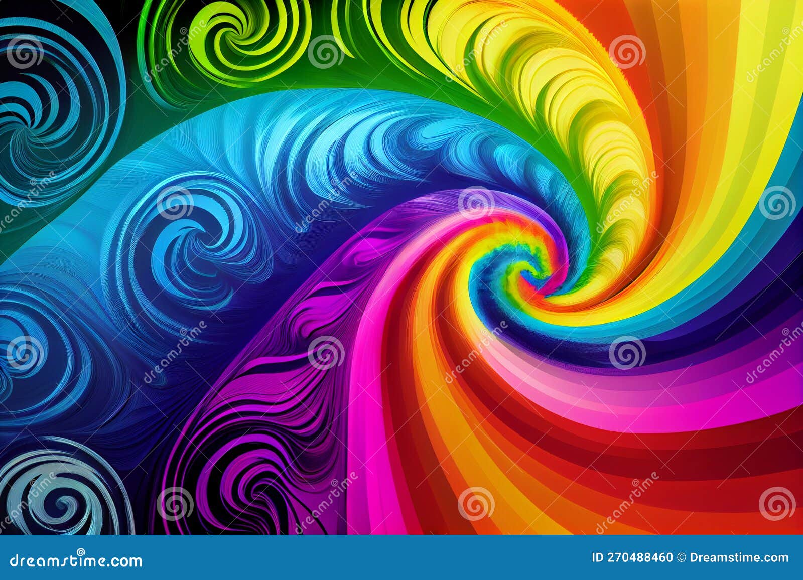 Tie Die Pattern with Vibrant Colours, Hippy Fabric Pattern Stock ...