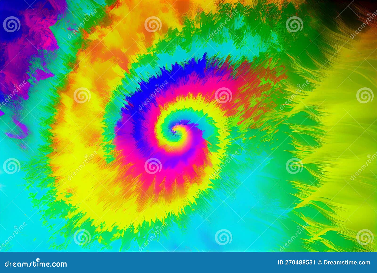 Tie Die Pattern with Vibrant Colours, Hippy Fabric Pattern Stock ...