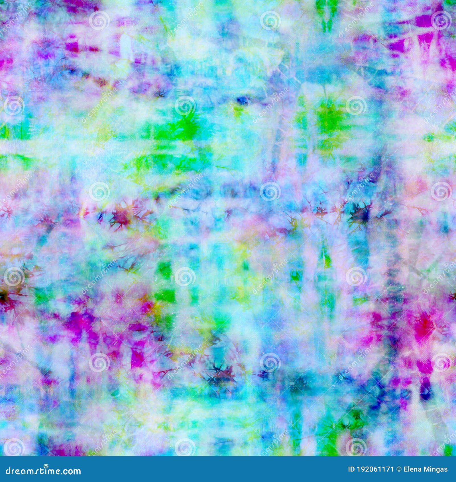 Tie Dye Abstract Blot Print Stock Illustration - Illustration of ...