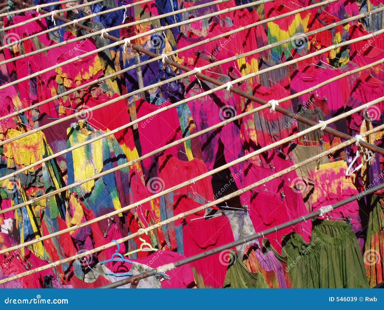 Tie-dye factory stock image. Image of bright, dress, hippie - 546039