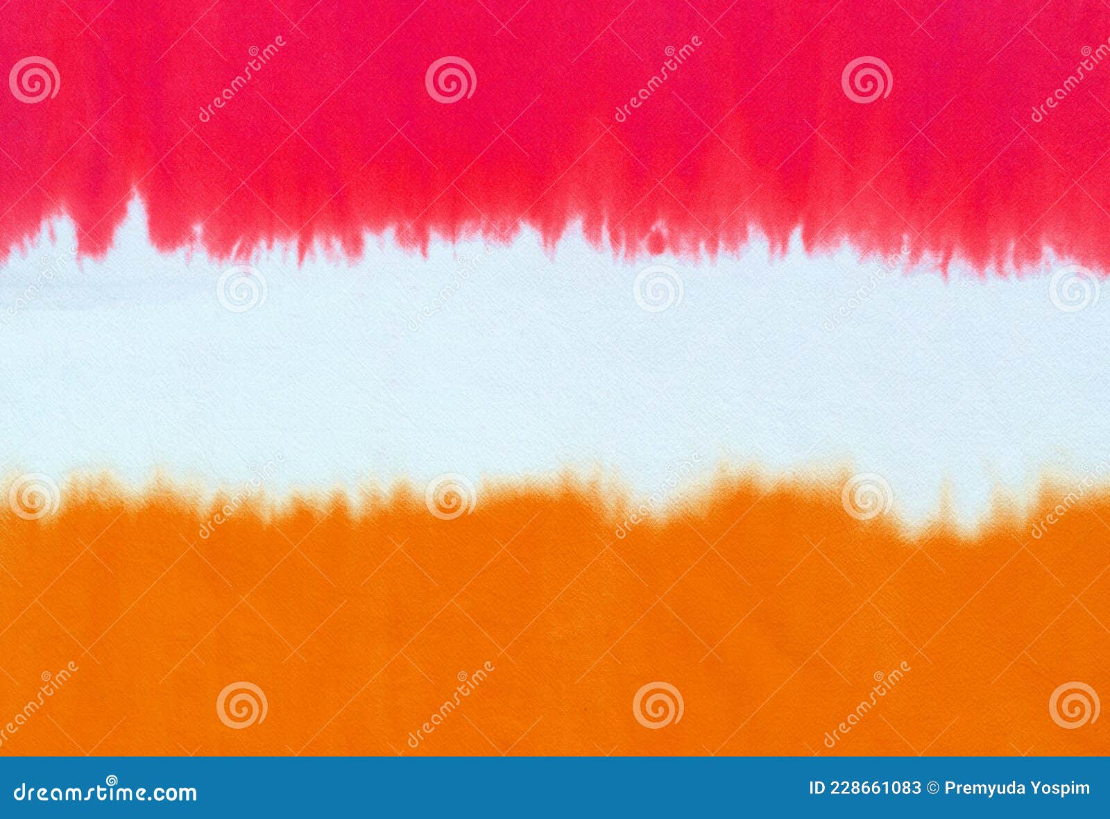 Tie Dye Pattern Dip Dye Technique on Cotton Fabric Stock Image - Image ...