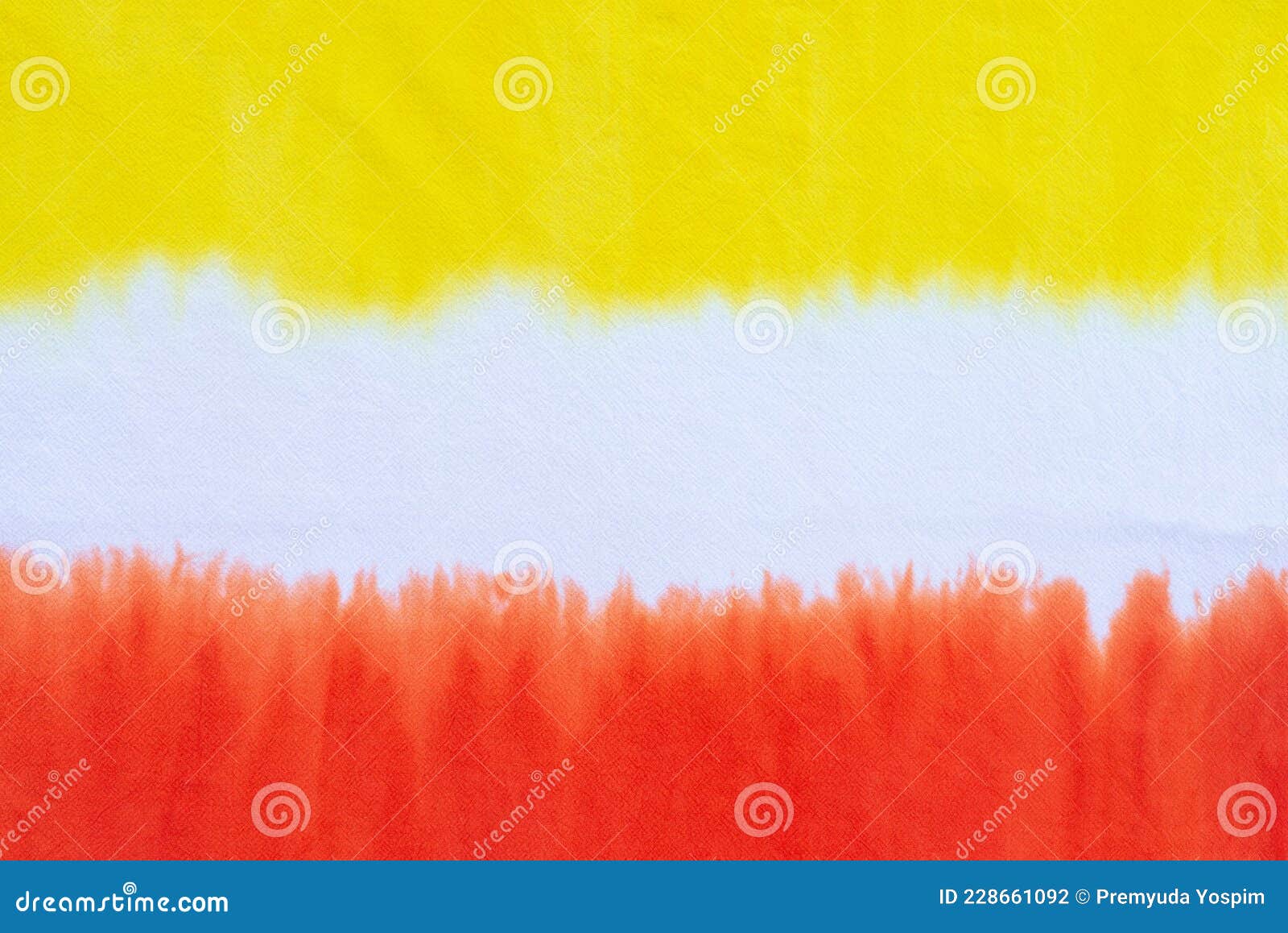 Tie Dye Pattern Dip Dye Technique on Cotton Fabric Stock Photo - Image ...