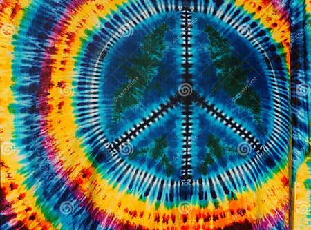 Tie Dye Peace Sign stock image. Image of colorful, symbol - 28322323