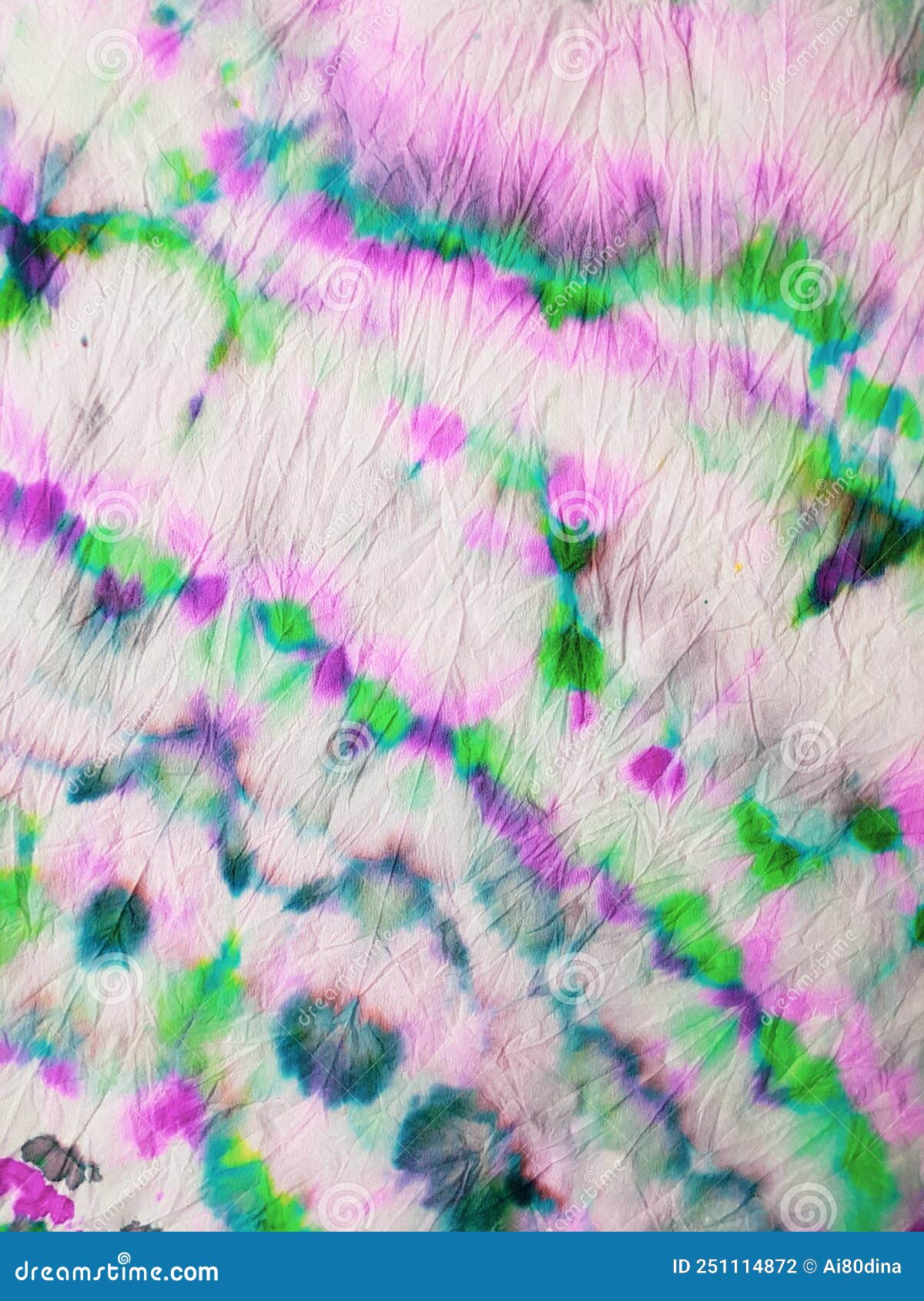 Hippie Texture With Psychedelic Spiral. Color Stock Image ...