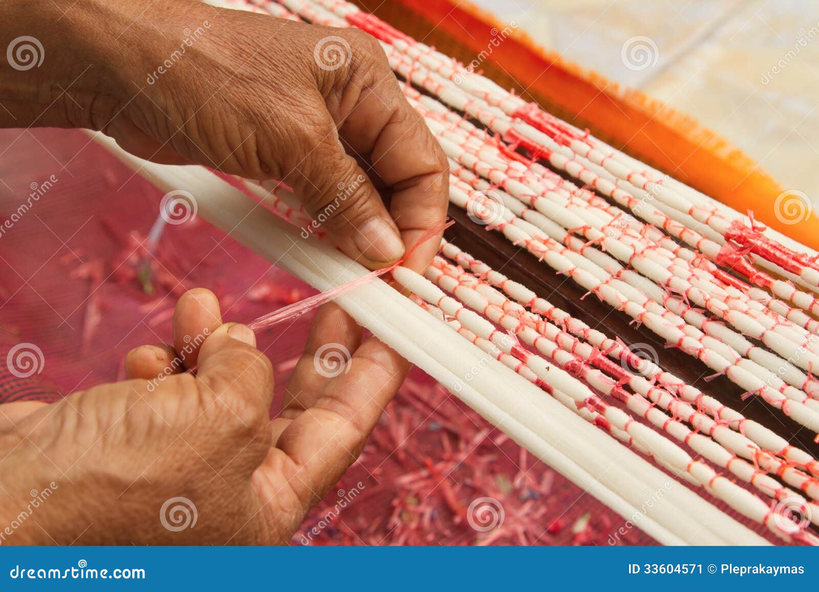 Tie Dye Technique of Threads Stock Image - Image of cloth, pattern ...
