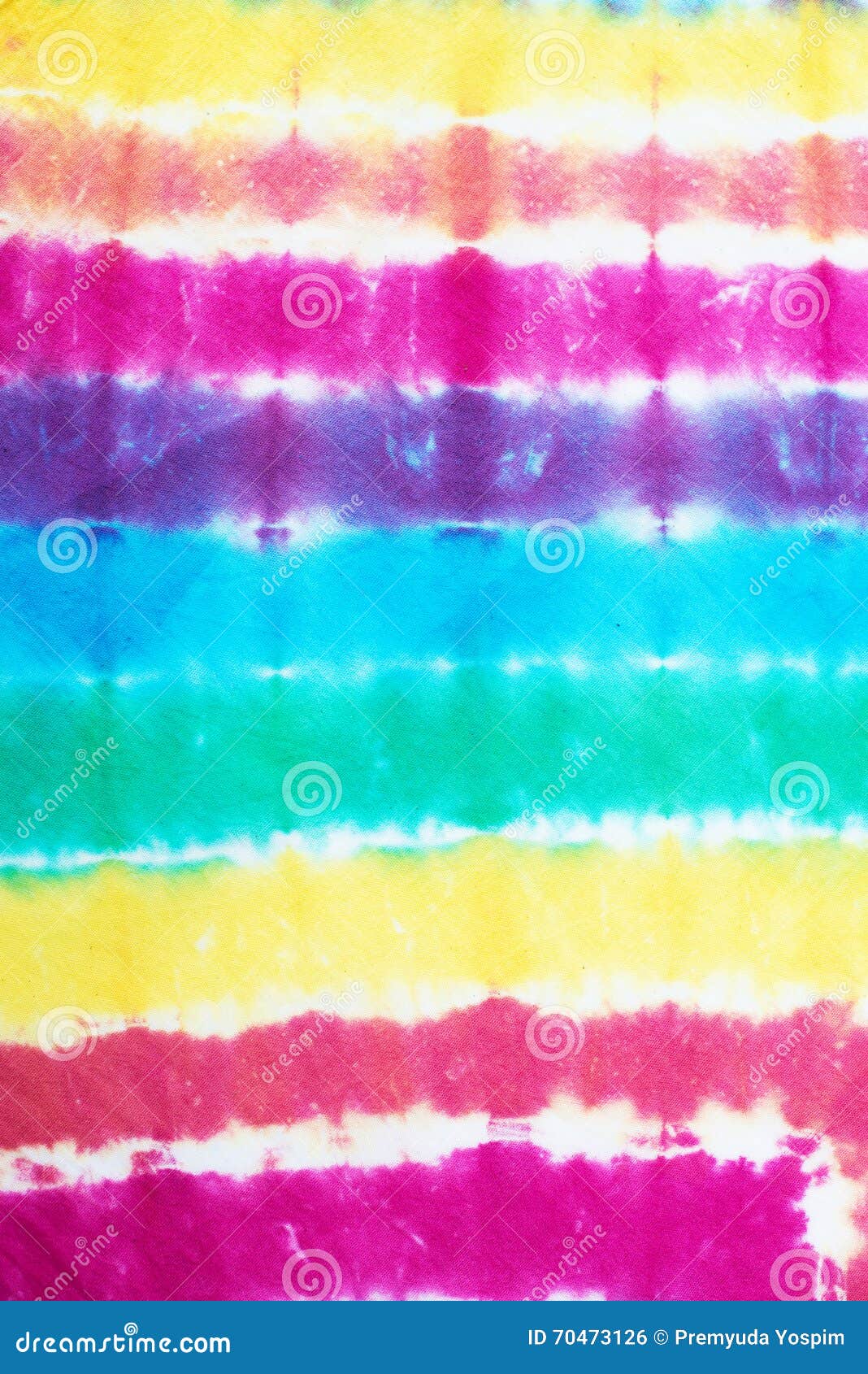 Tie Dyed Pattern on Cotton Fabric Dip Dyed Technique Abstract ...