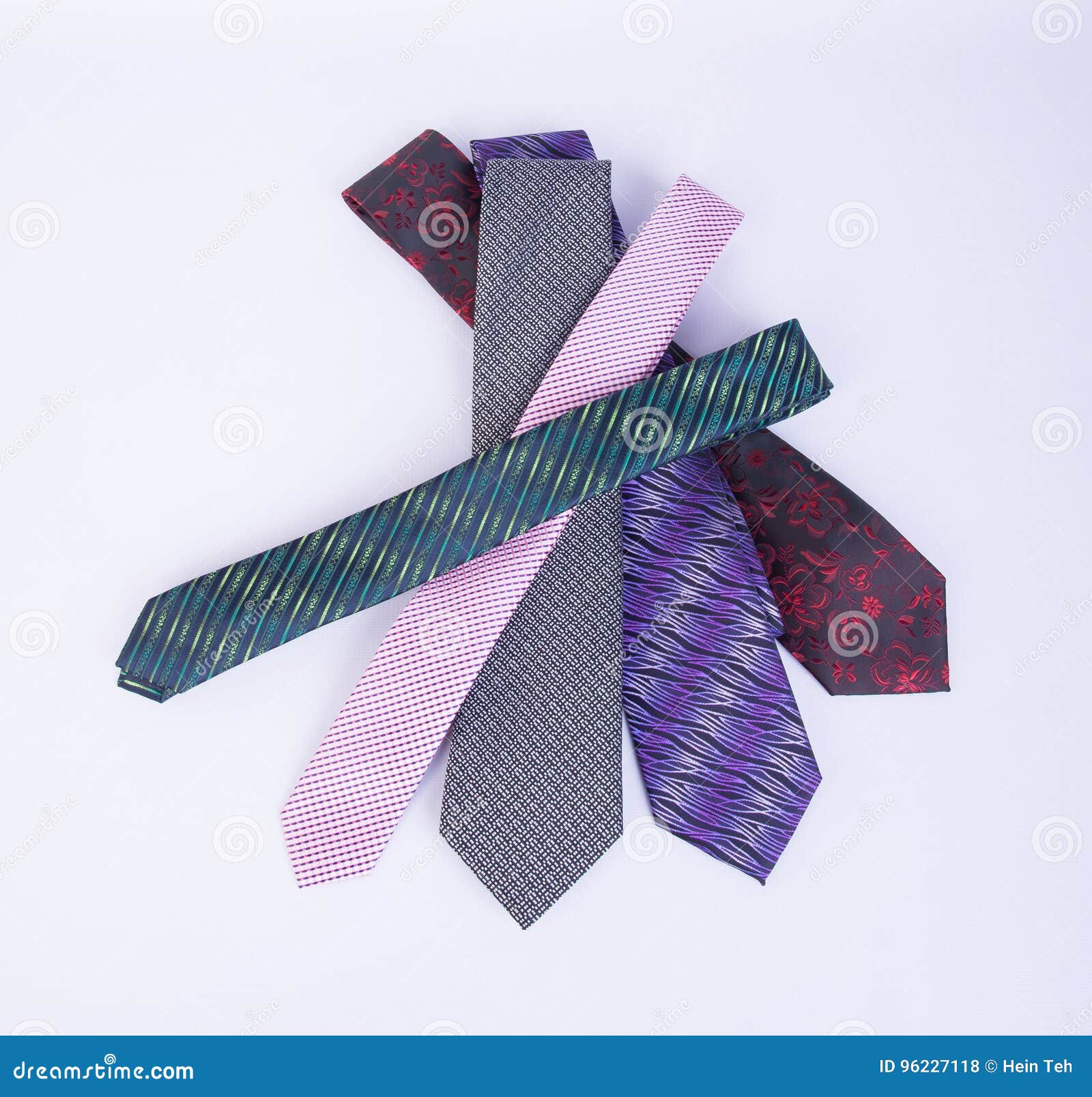 Tie or Neck Tie on a Background. Stock Photo - Image of white, collar ...