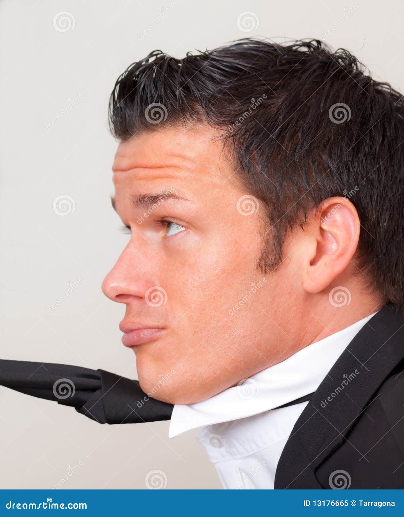 Tie pull business portrait stock image. Image of pulling - 13176665