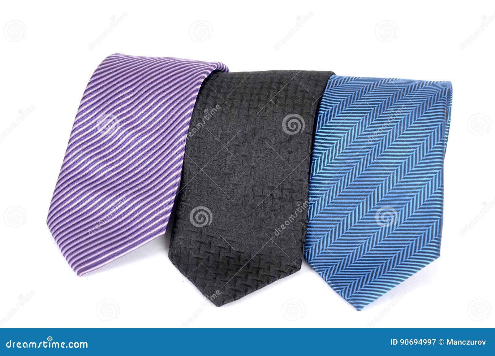 Tie Set, Three Elegant Ties Stock Image - Image of silk, perfect: 90694997