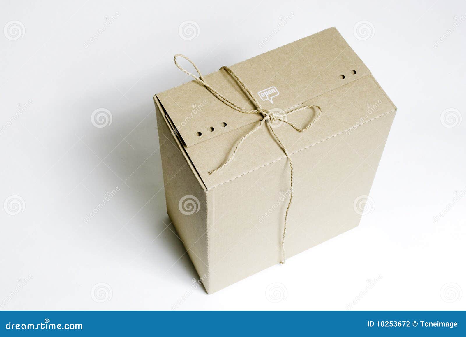 Tied carton stock photo. Image of case, tool, shipping - 10253672