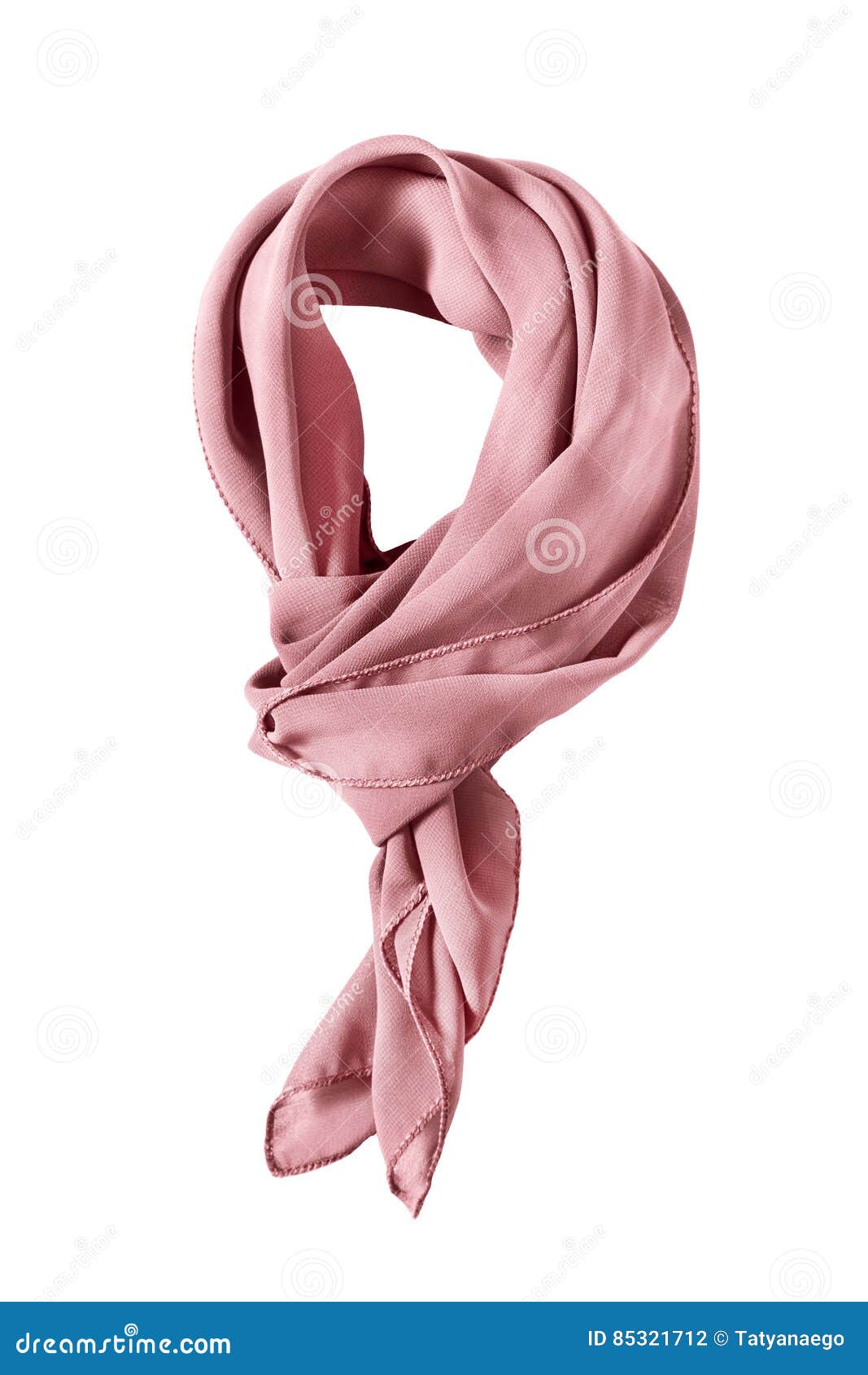 Tied neckerchief isolated stock photo. Image of delicate - 85321712