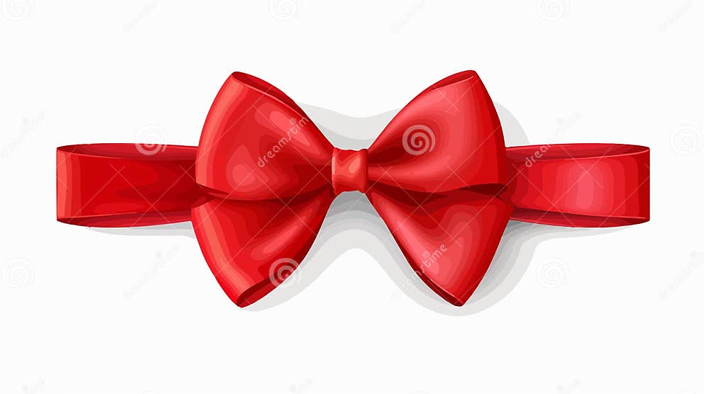 Tied Red Ribbon Vector Illustration Cartoon Stock Vector - Illustration ... Tied Red Ribbon Vector Illustration Cartoon Stock Vector - Illustration ...