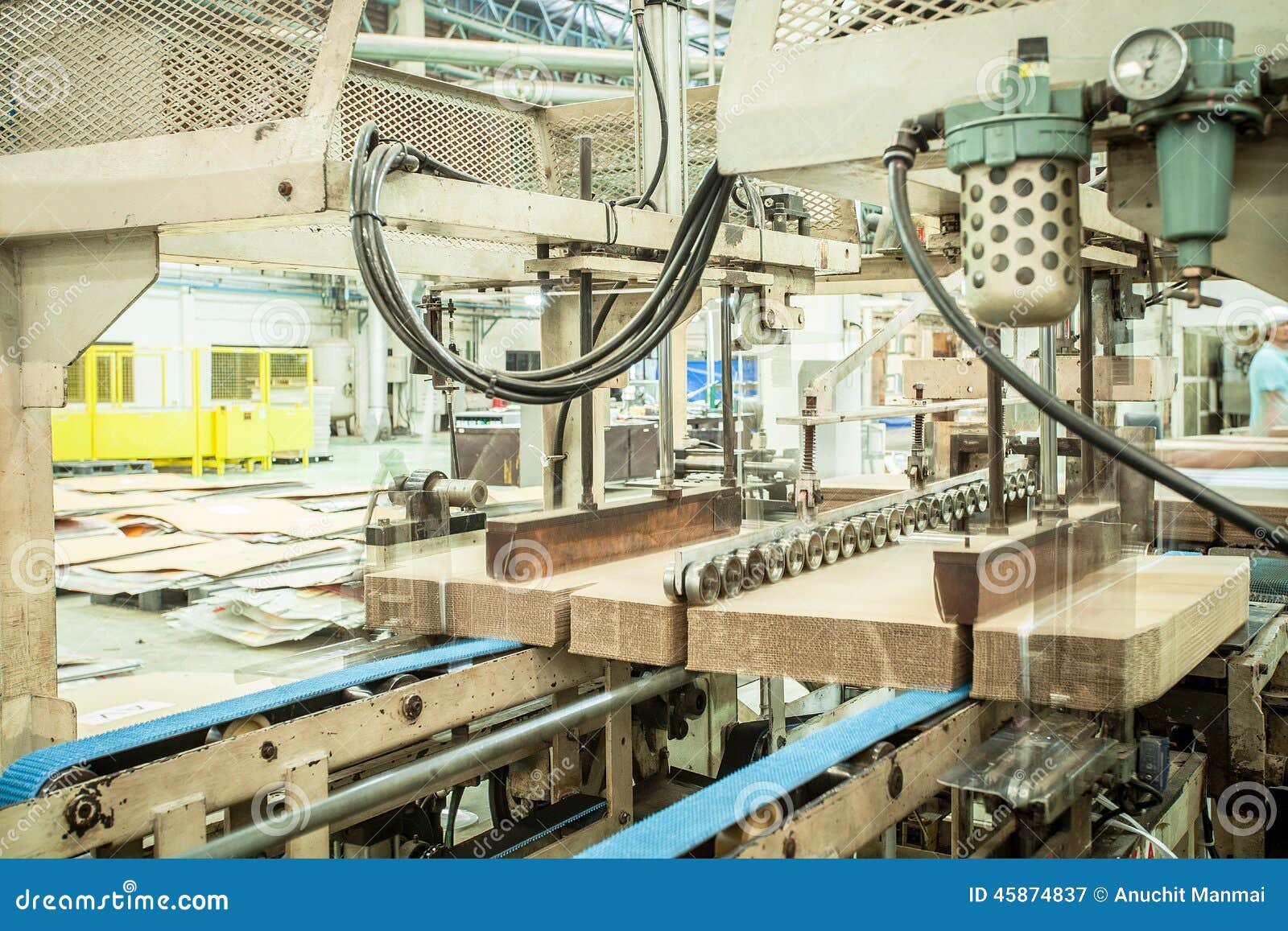 Tieing Unit in Printing Machine Editorial Photography - Image of carton ...