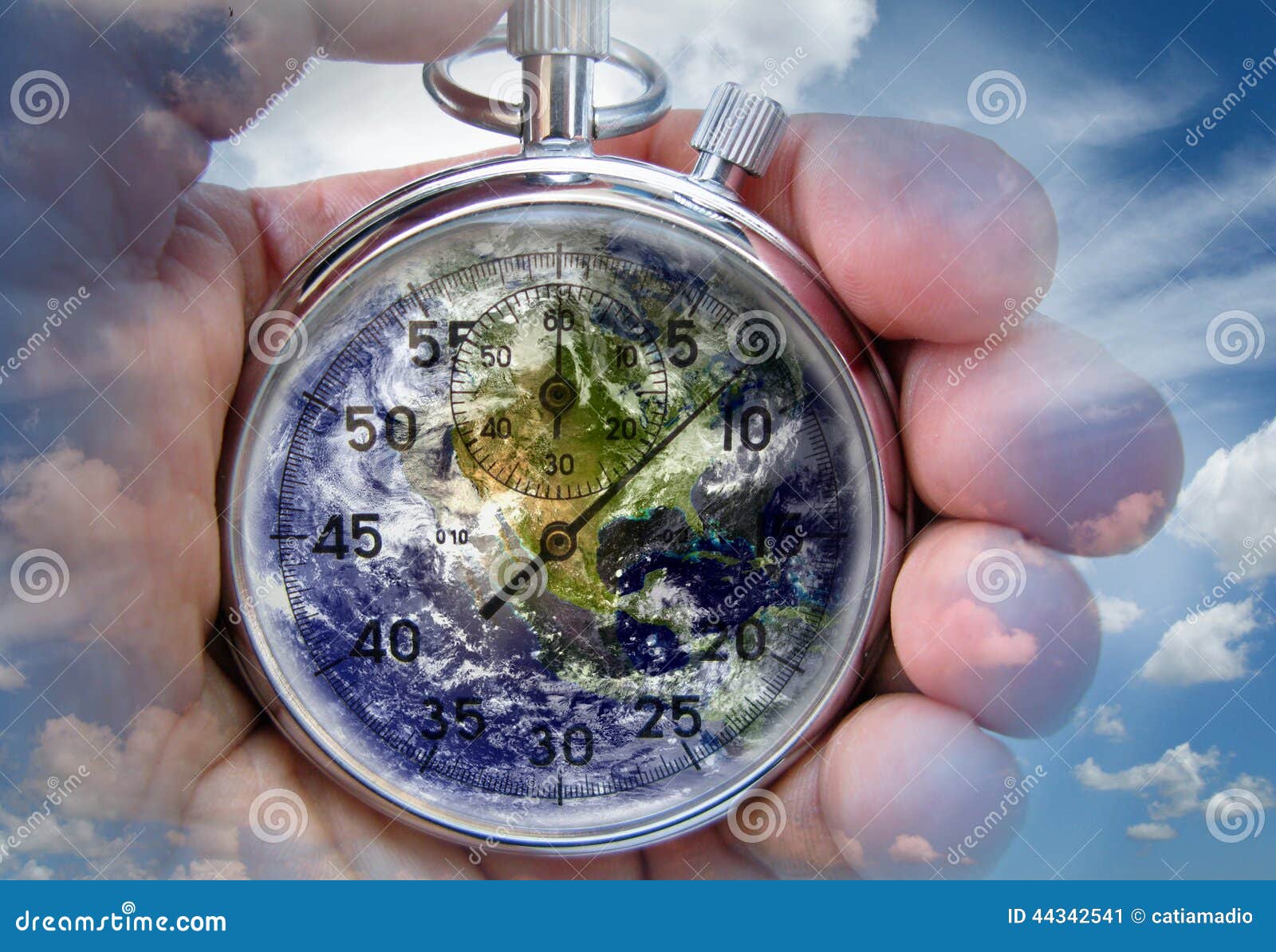 Tiempo de la tierra imagen de archivo. Imagen de humanidad - 44342541