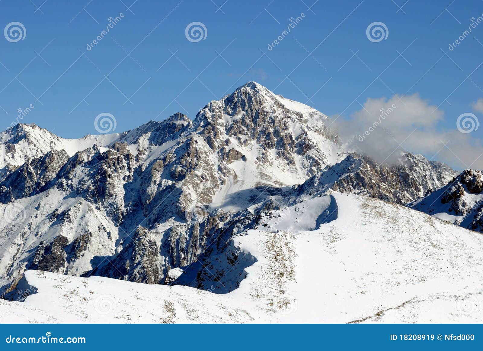 Tien-Shan mountains stock image. Image of shan, south - 18208919