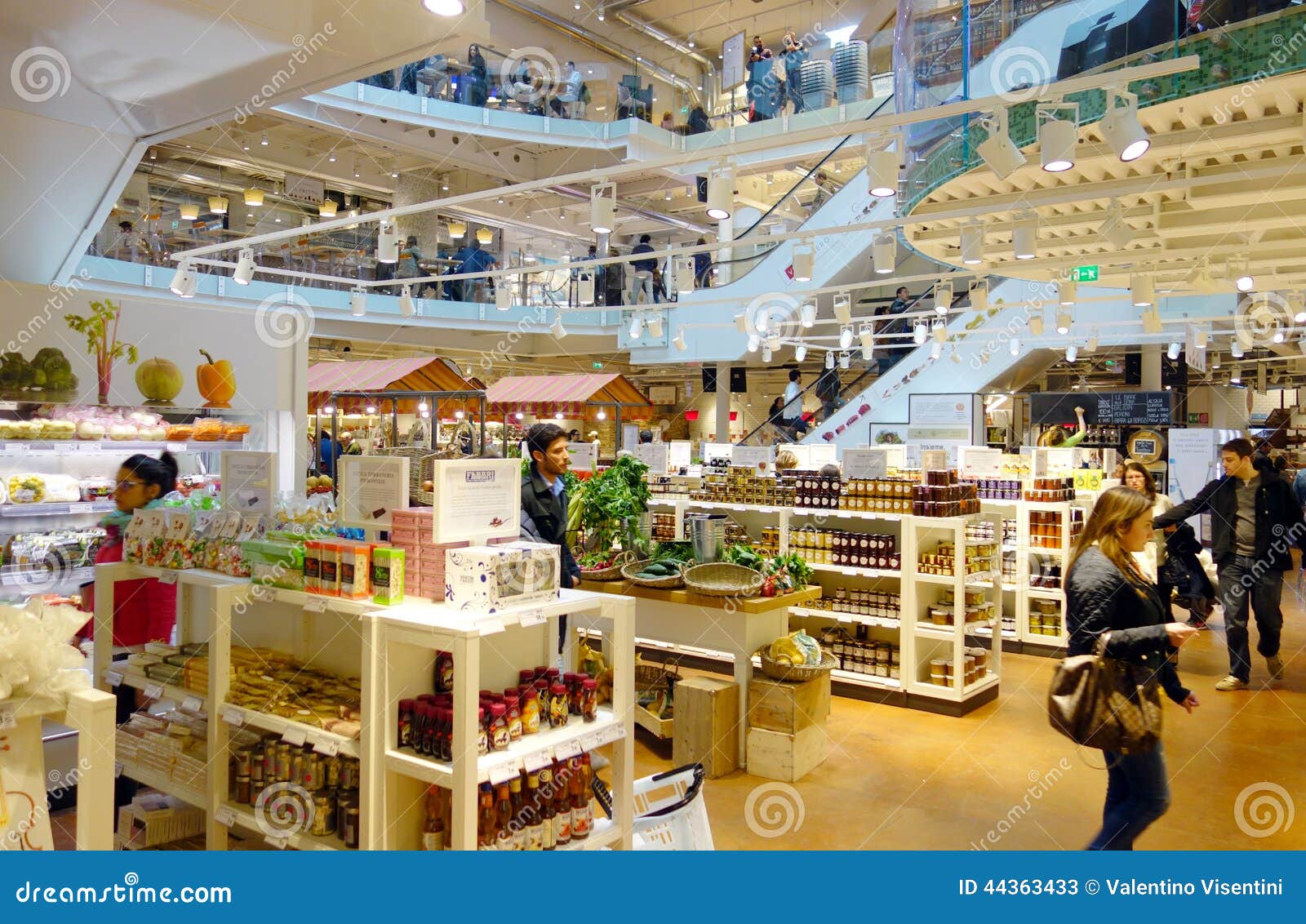Tienda de Eataly foto de archivo editorial. Imagen de departamento ...