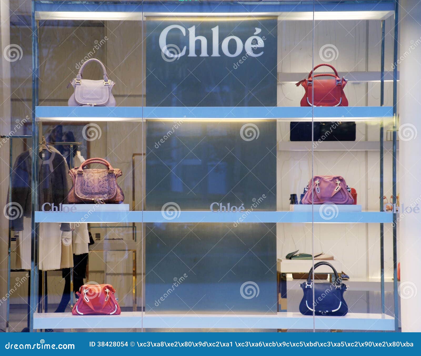 Tienda De La Moda De Chloe En China Imagen de archivo editorial ...