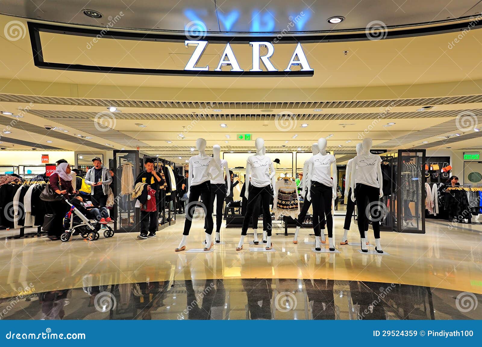 Tienda De Ropa De Zara Hong-Kong Imagen de archivo editorial - Imagen ...