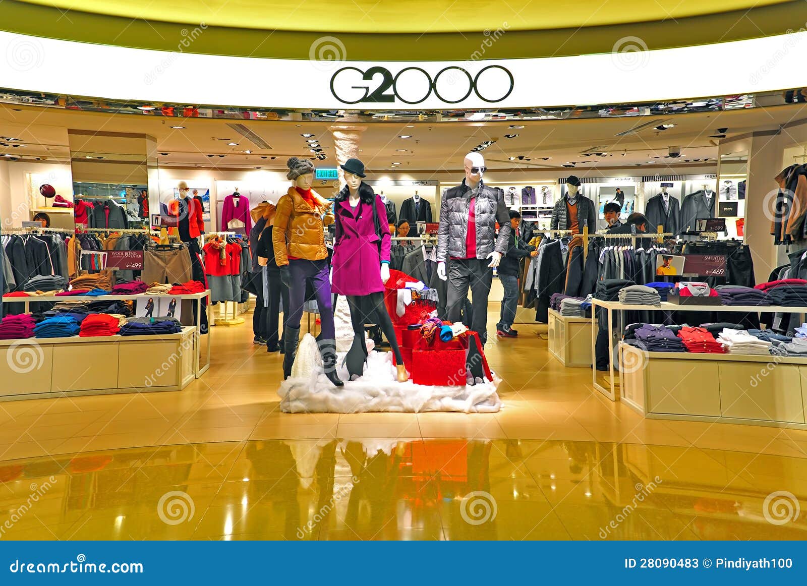 Tienda De Ropa G2000, Hong-Kong Foto de archivo editorial - Imagen de ...