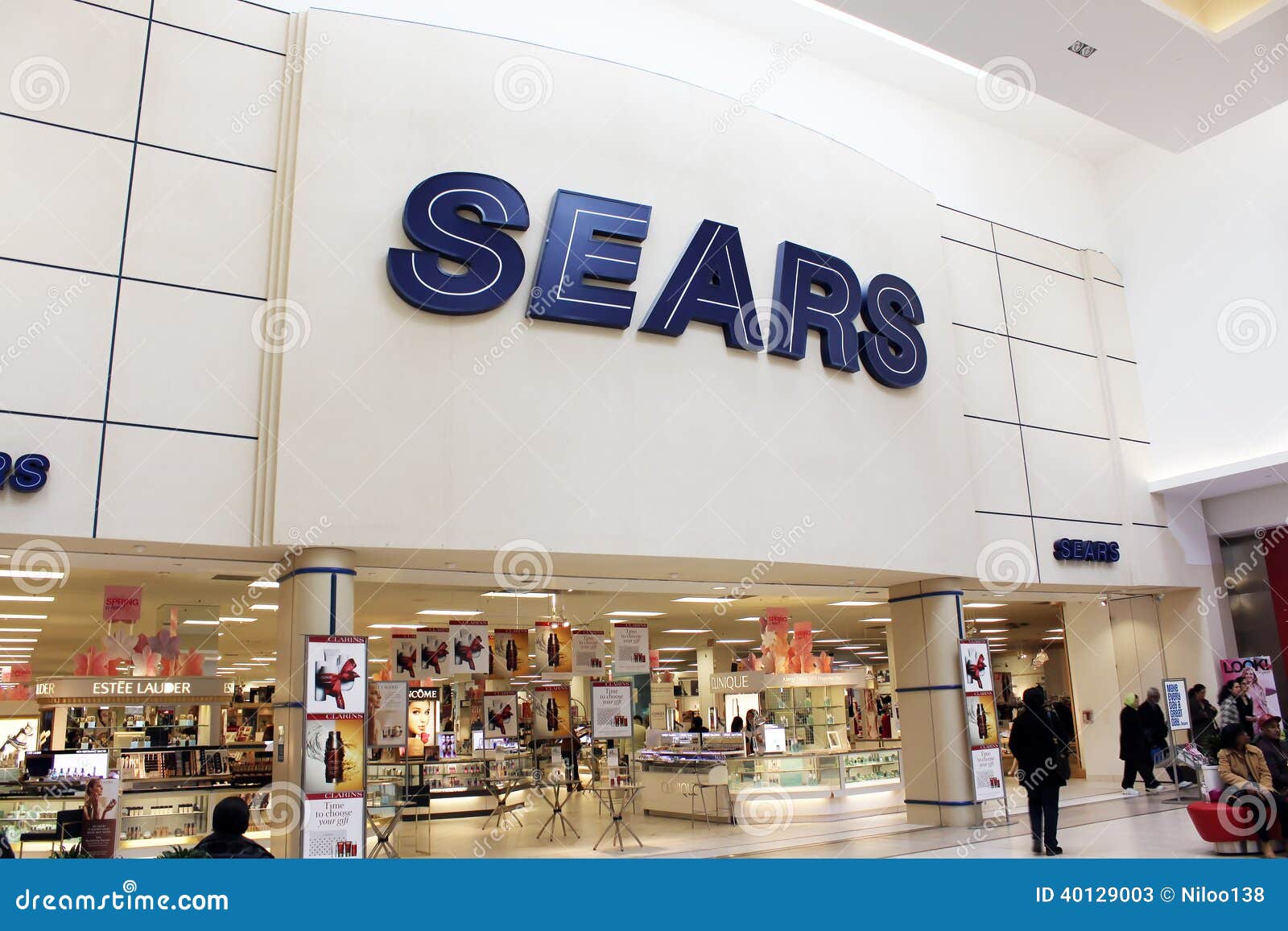 Tienda de Sears foto de archivo editorial. Imagen de entrada - 40129003