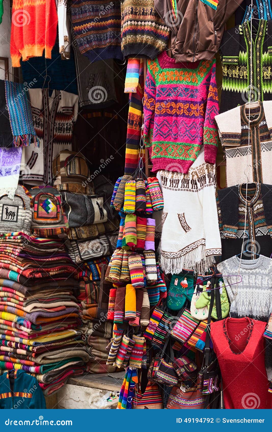 Tienda De Souvenirs En La Paz, Bolivia Fotografía editorial - Imagen de ...