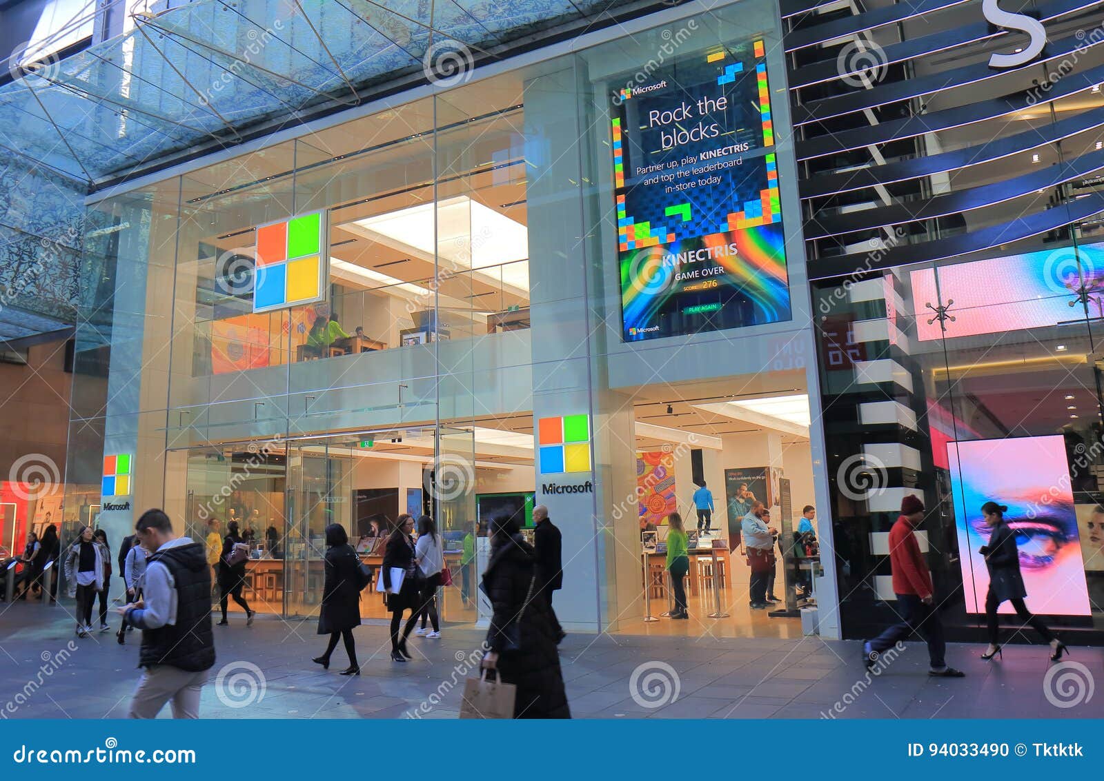 Tienda Sydney Australia De Microsoft Imagen editorial - Imagen de ...
