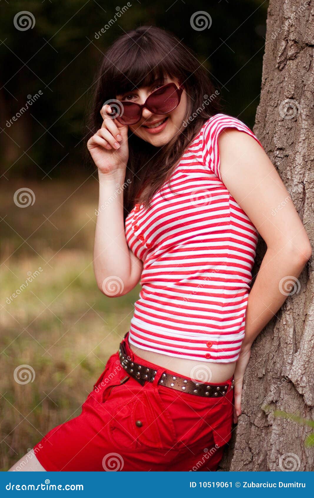 Tiener stock afbeelding. Image of mond, meisje, dame - 10519061