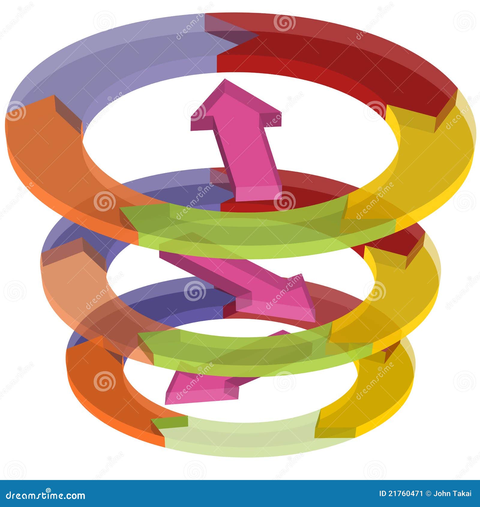 Tiered Compass Arrows stock vector. Illustration of round - 21760471