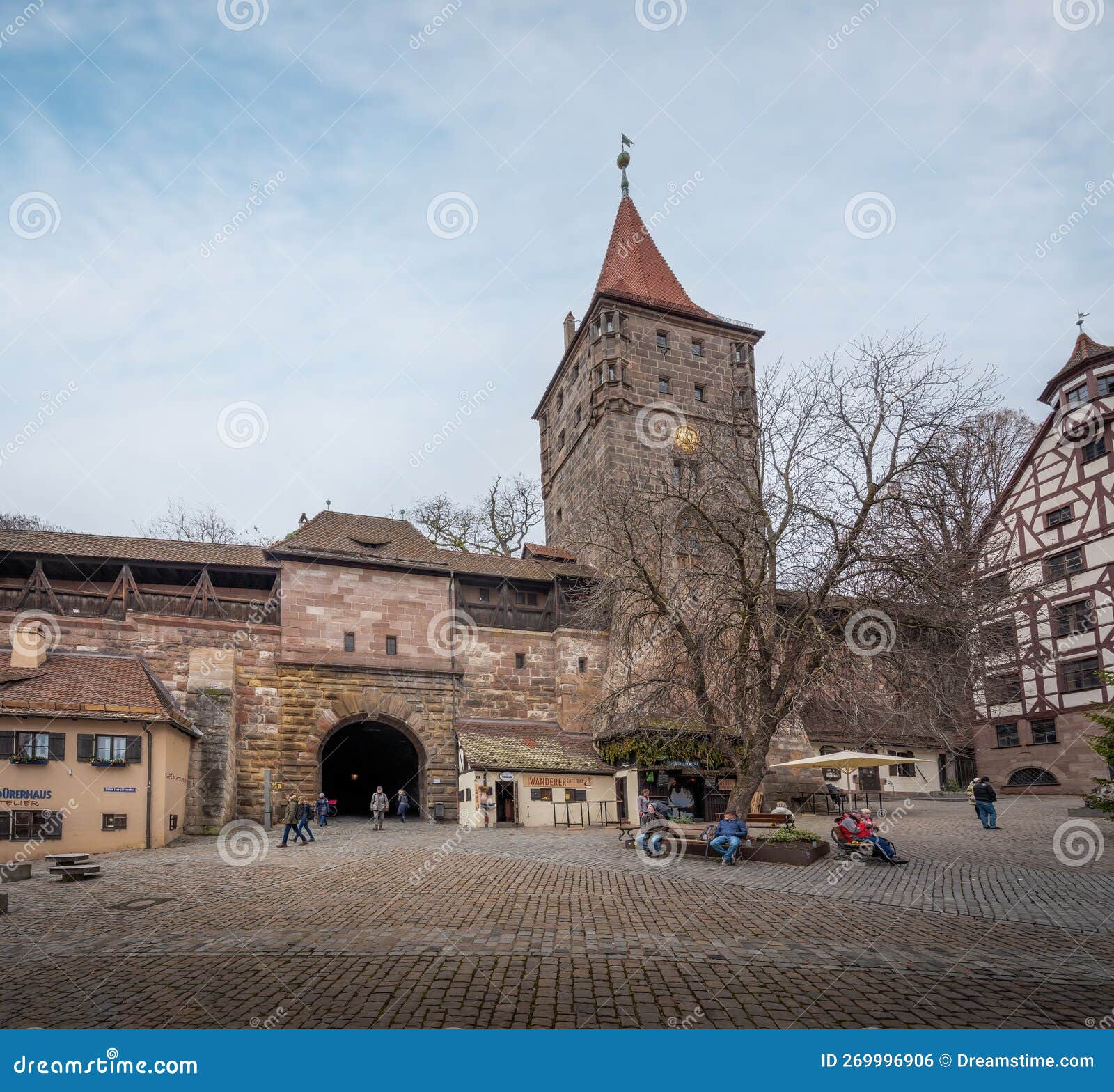 Tiergartnertor Gate Tower - Nuremberg, Bavaria, Germany Editorial Photo ...