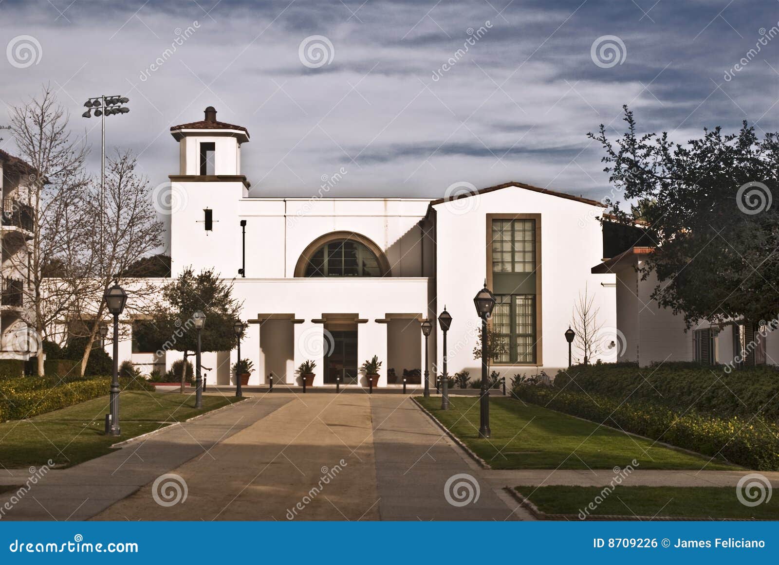 Tiernan Fieldhouse - Scripps College Stock Photo - Image of historic ...