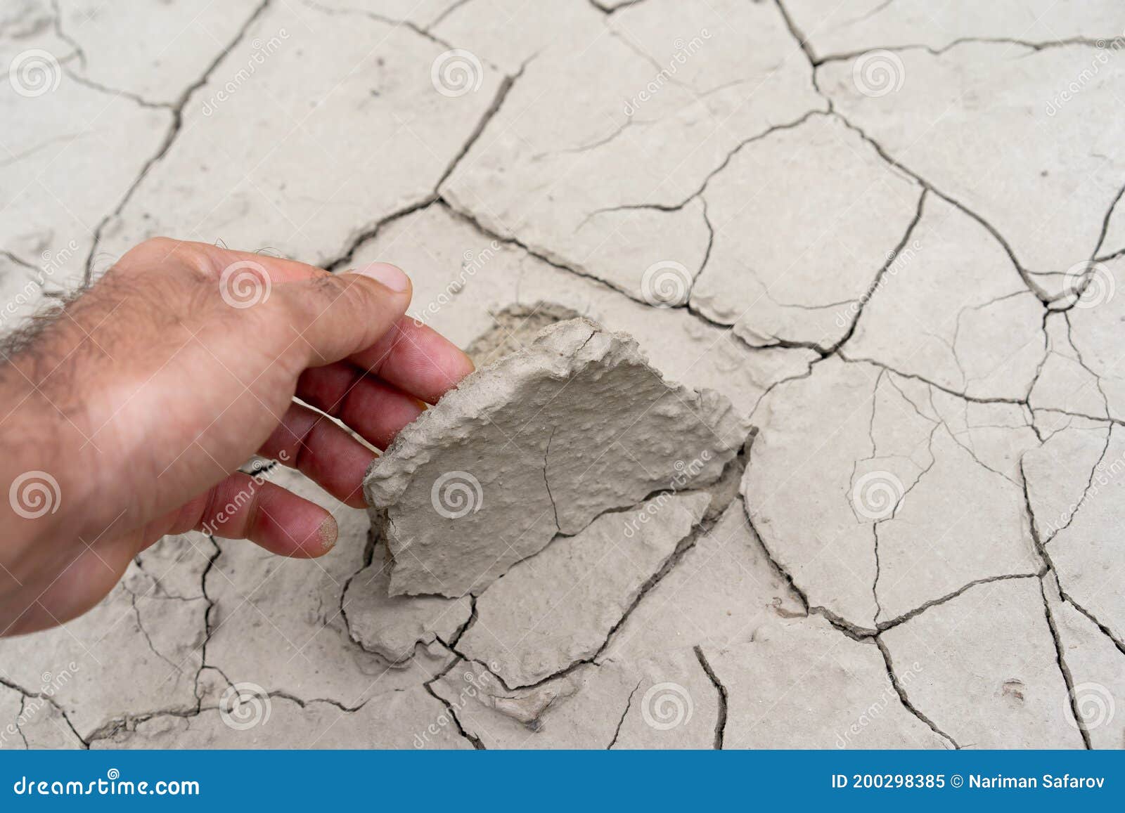 Tierra Agrietada En Trozos Pequeños Imagen de archivo - Imagen de ...