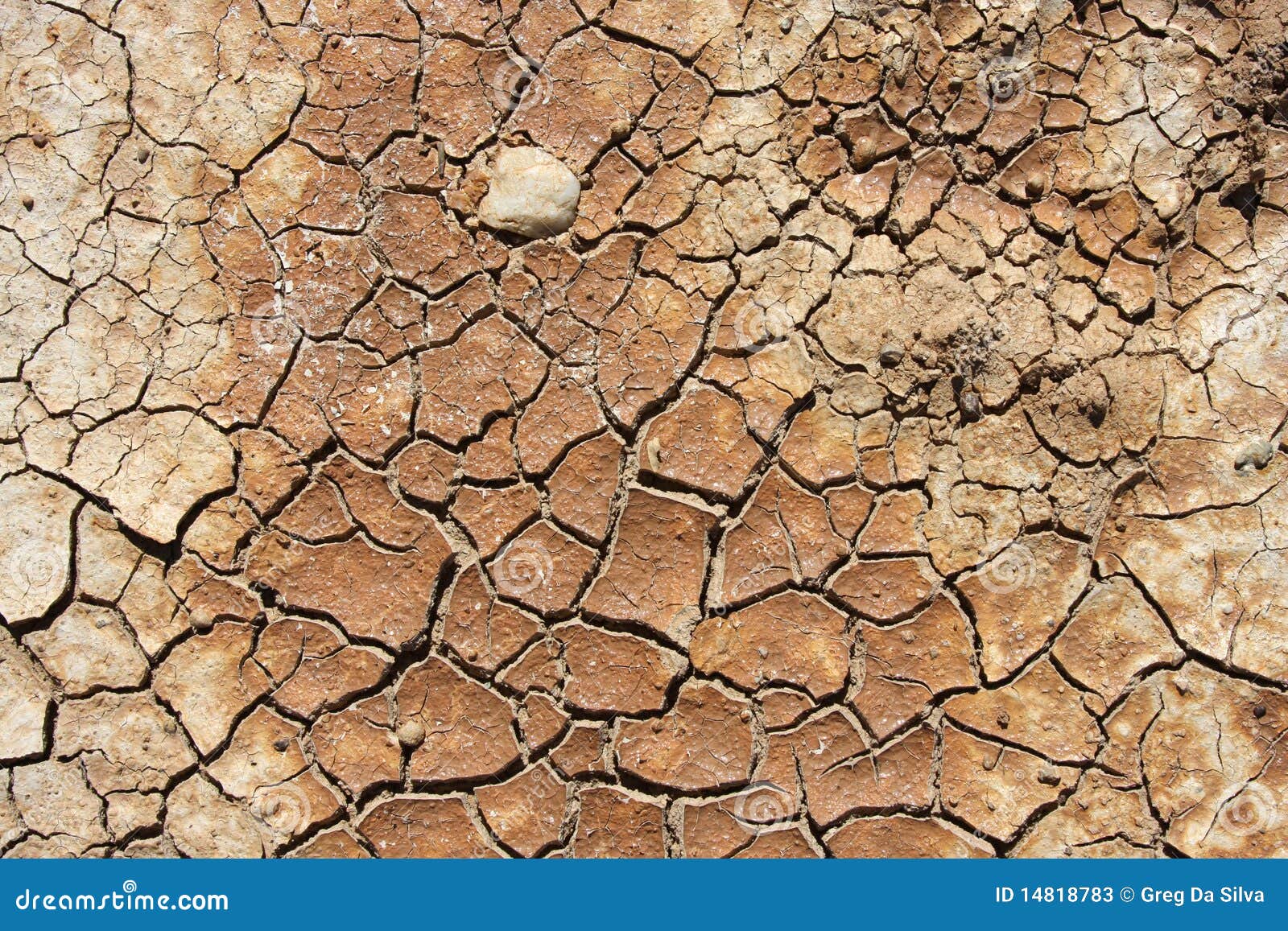 Tierra seca, agrietada imagen de archivo. Imagen de caliente - 14818783