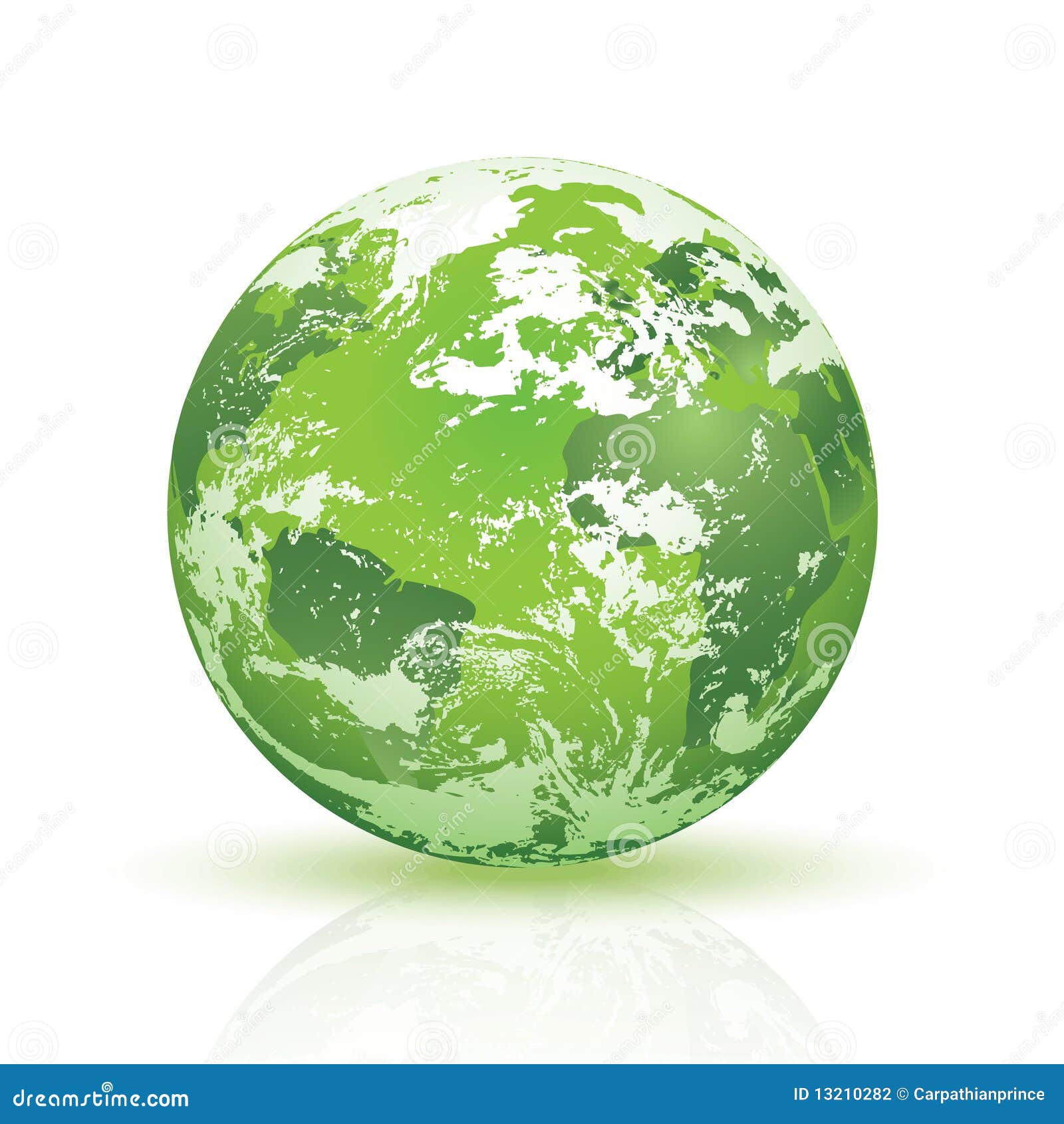 Tierra Verde Abstracta Del Planeta Ilustración del Vector - Ilustración ...