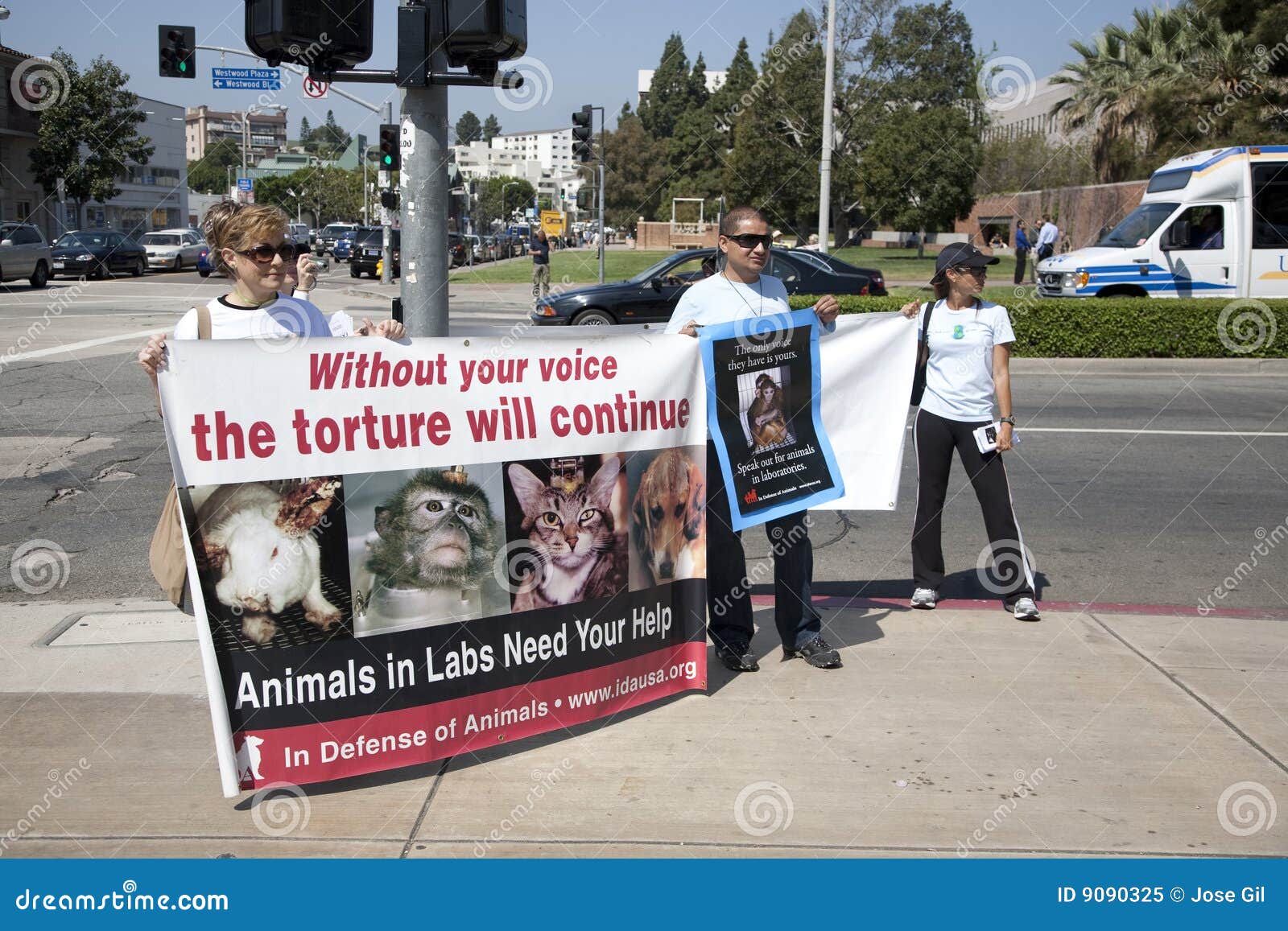 Tierrecht-Aktivisten an UCLA Redaktionelles Bild - Bild von aktivismus ...